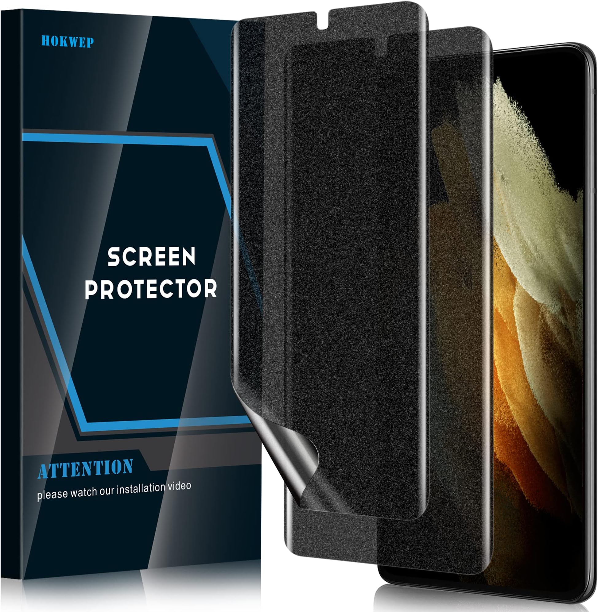 Amazon.com: Diacube [2 Pack Privacy Screen Protector for Galaxy S21 ...