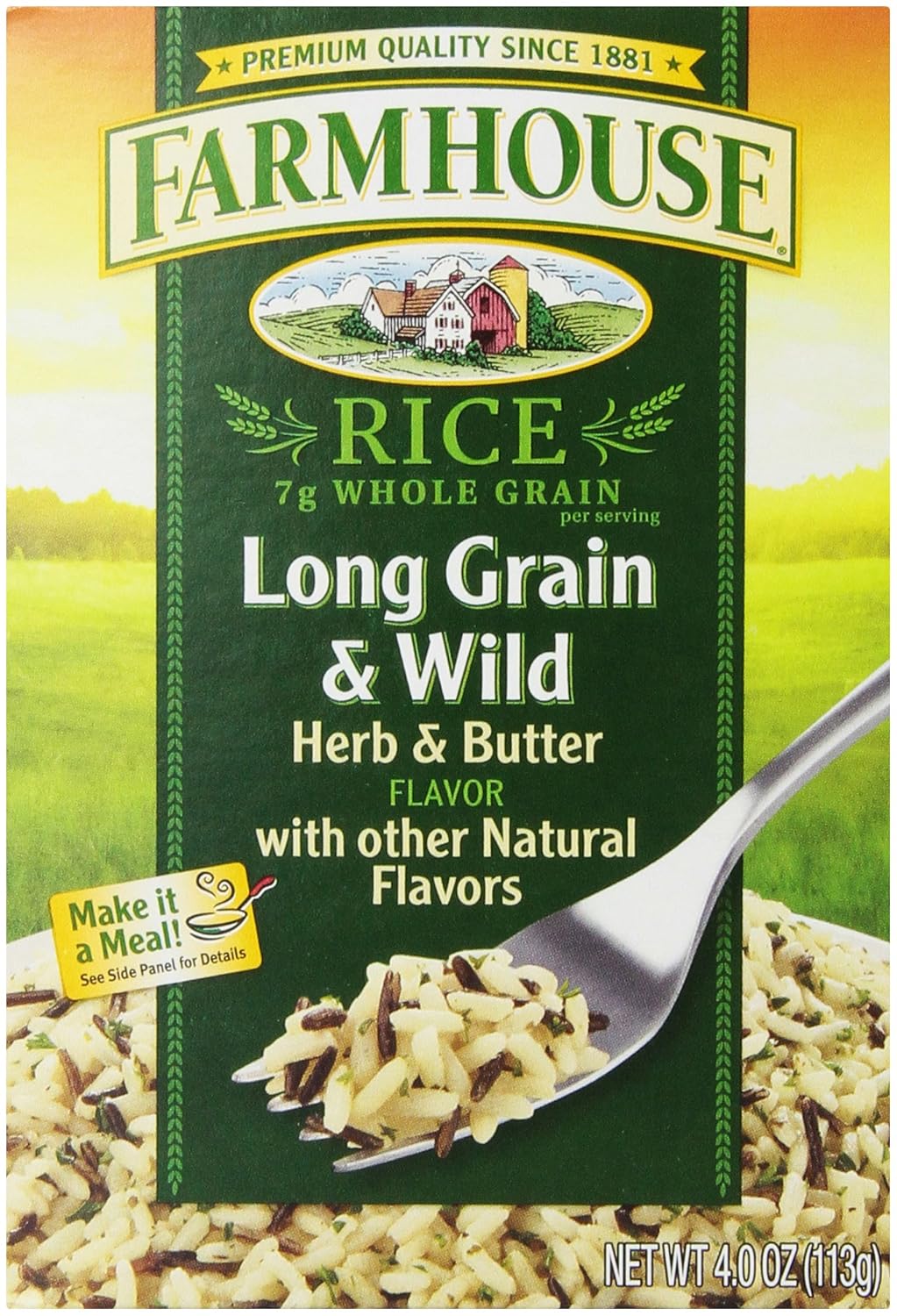 Amazon.com: Farmhouse Rice Long Grain & Wild Rice Herb & Butter Flavor ...