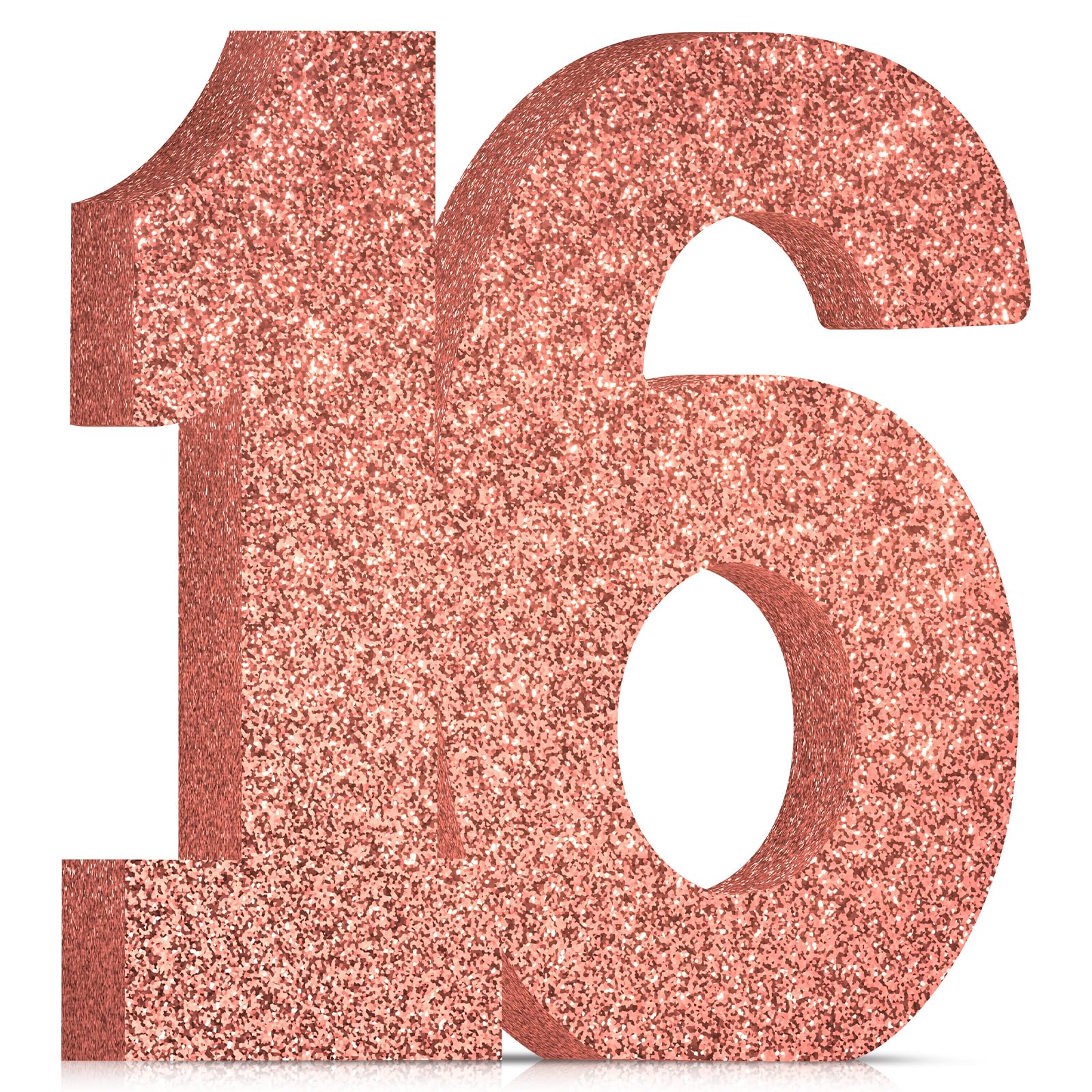 Amazon.com: Sweet 16th Birthday Decorations for Girls,Rose Gold Glitter ...
