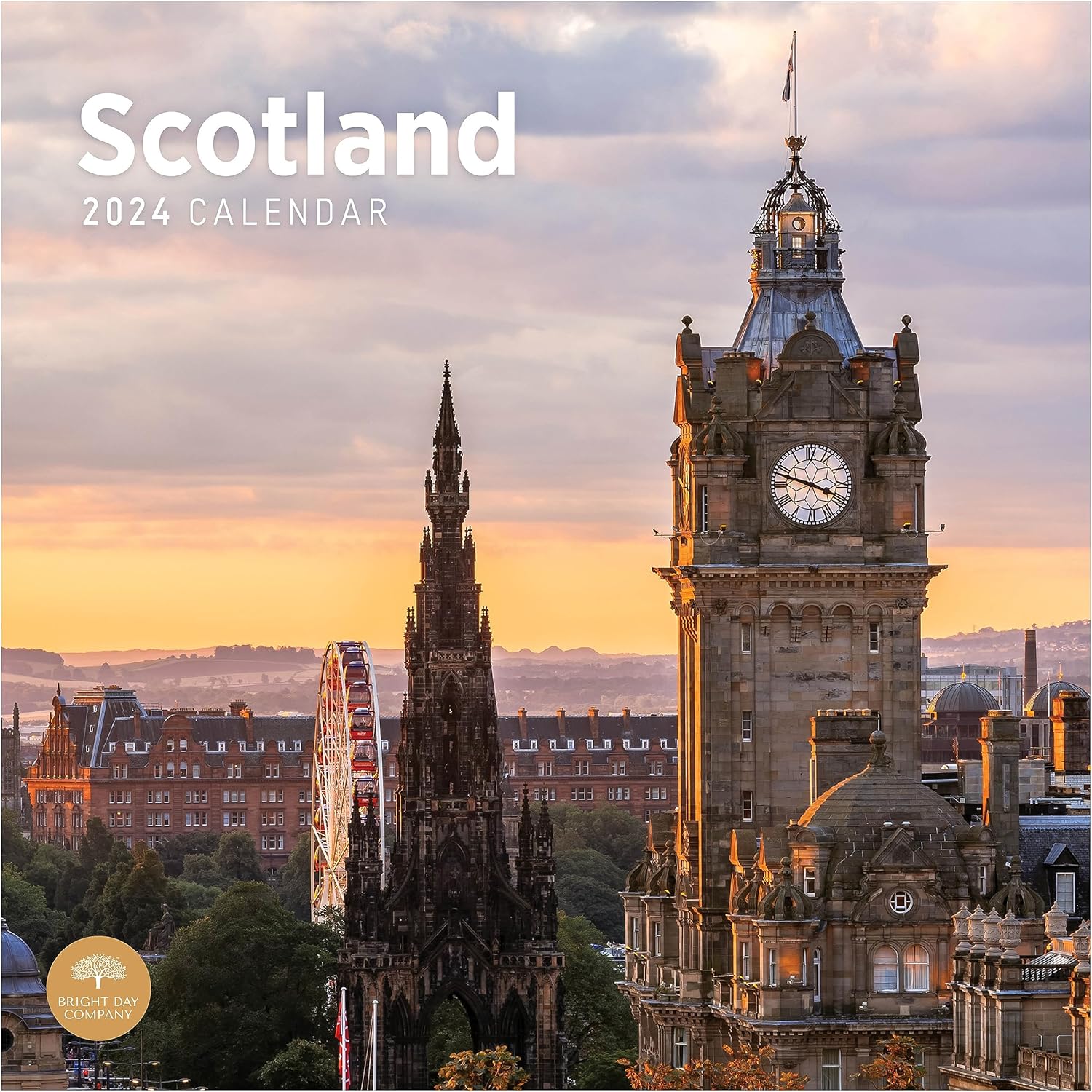 2024 Scotland Monthly Wall Calendar by Bright Day, 12 x 12 Inch ...