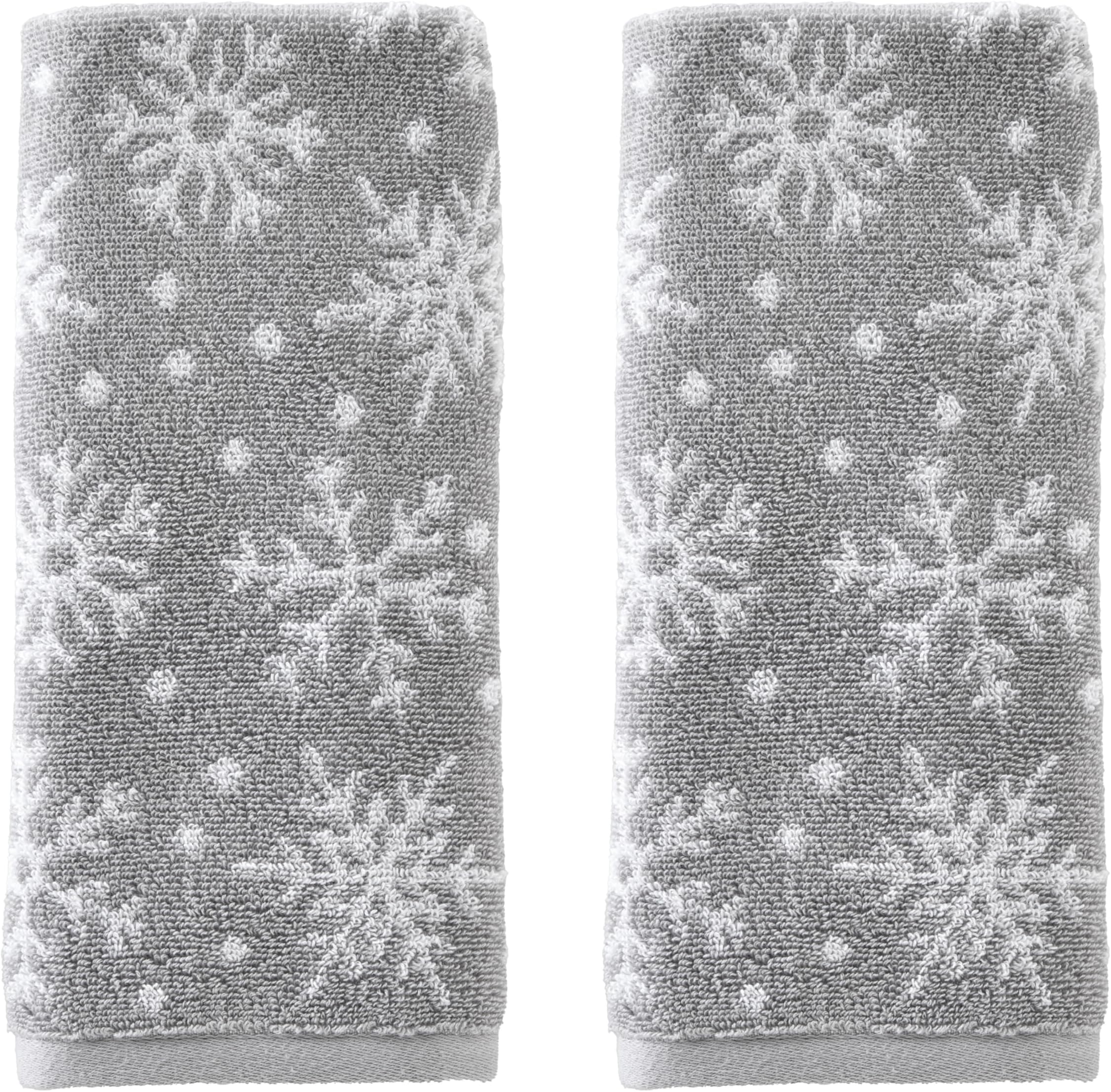 Amazon.com: Linum Home Textiles ST00-2HT-95-FLK Hand Towels Cotton Grey ...