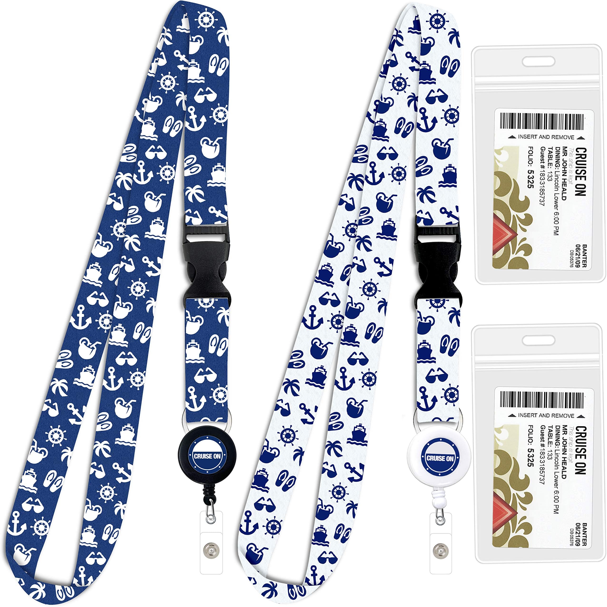 Amazon.com : Retractable Cruise Lanyards, Waterproof Cruise Lanyard ...