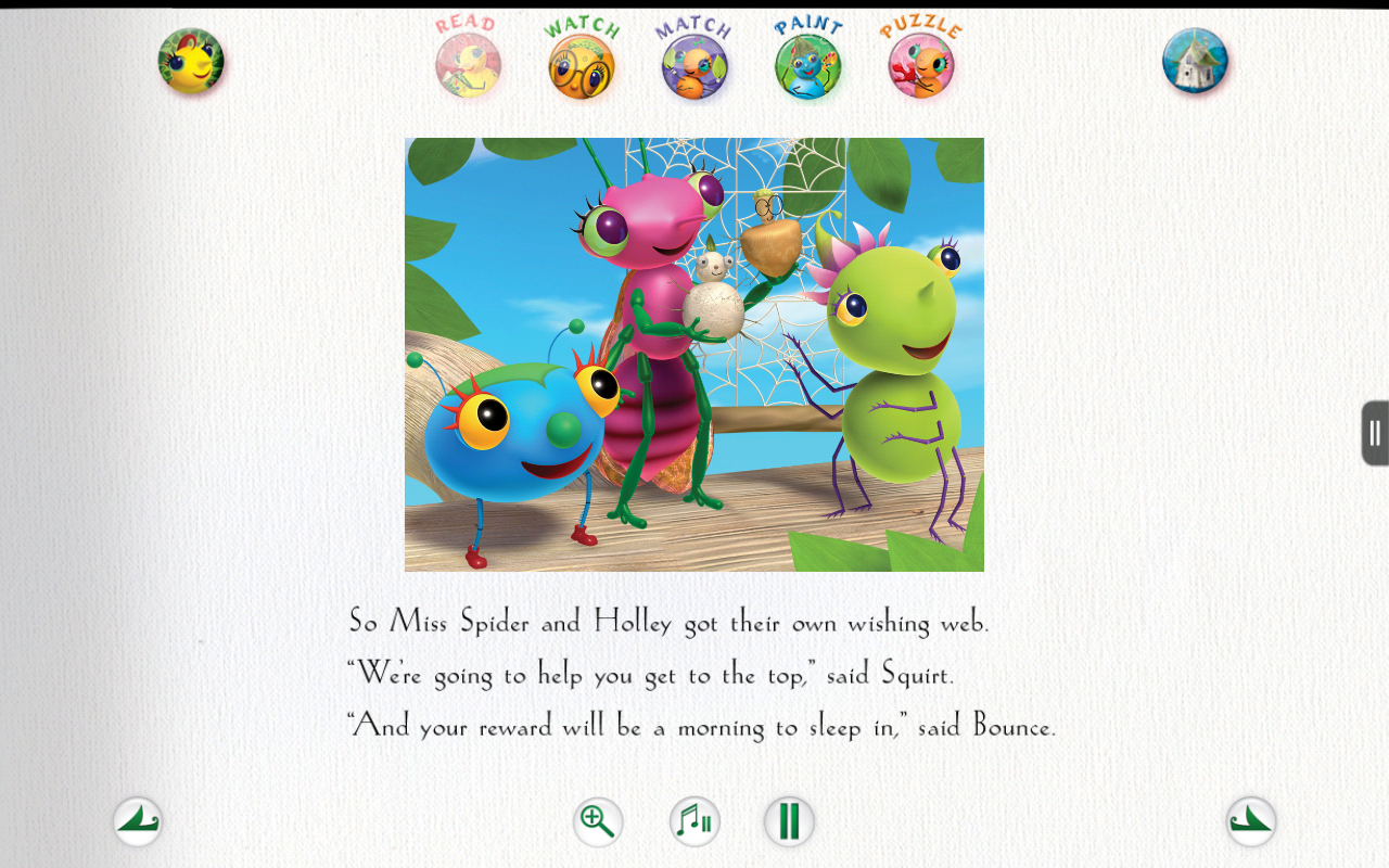 Miss Spider's Bedtime Story - Application sur Amazon Appstore