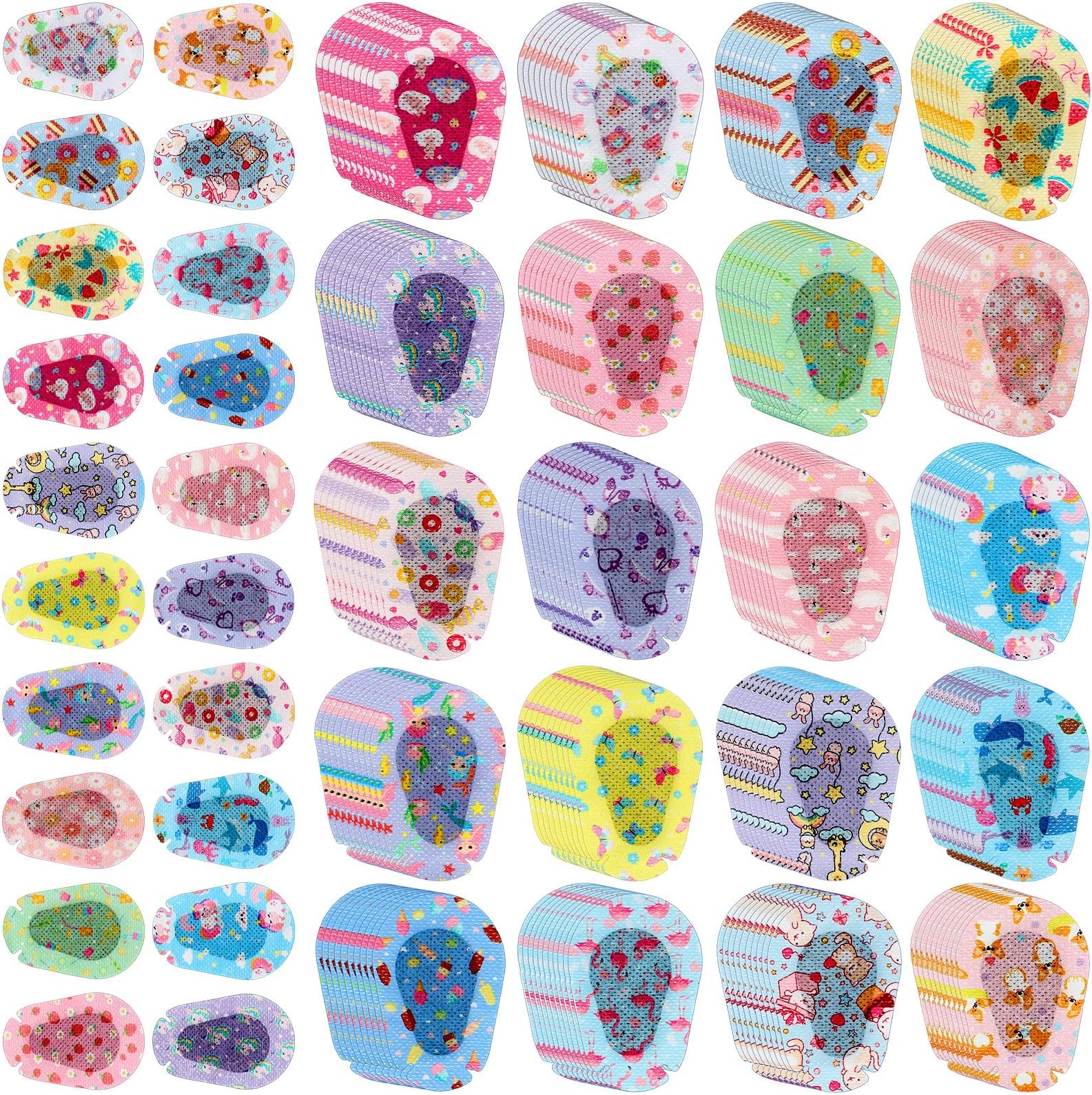 Amazon.com: Copkim 200 Pcs Eye Patches for Kids Girls Cute Toddler Eye ...