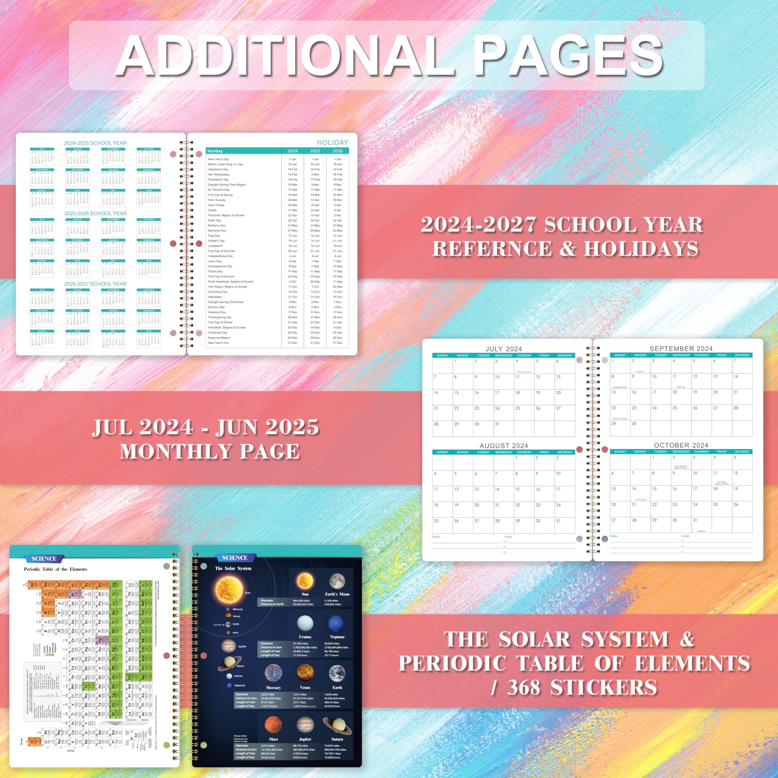 Snapklik.com : Student Planner 2024-2025 - School Planner, Aug 2024 ...