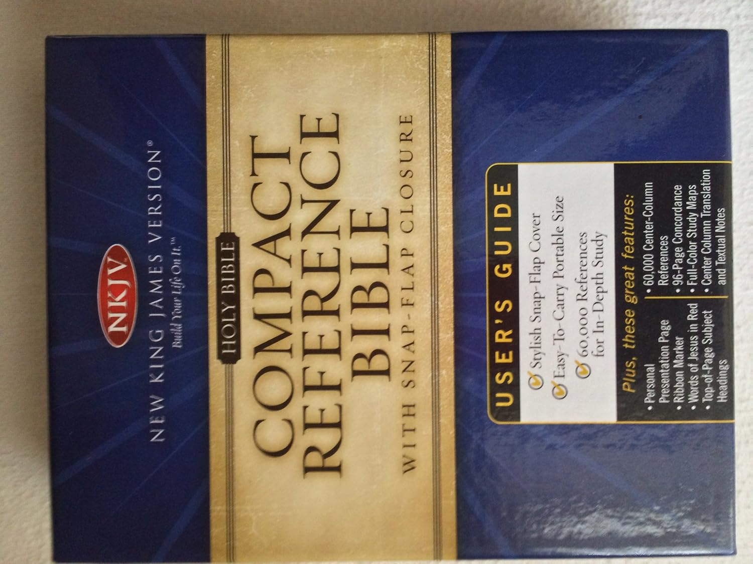 Compact Reference Bible-snap Flap-nkj: Nelsonword: 9780840729583 ...
