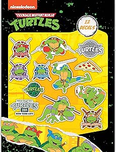 Amazon.com: TMNT Teenage Mutant Ninja Turtles Vinyl Decals - Leo, Raph ...