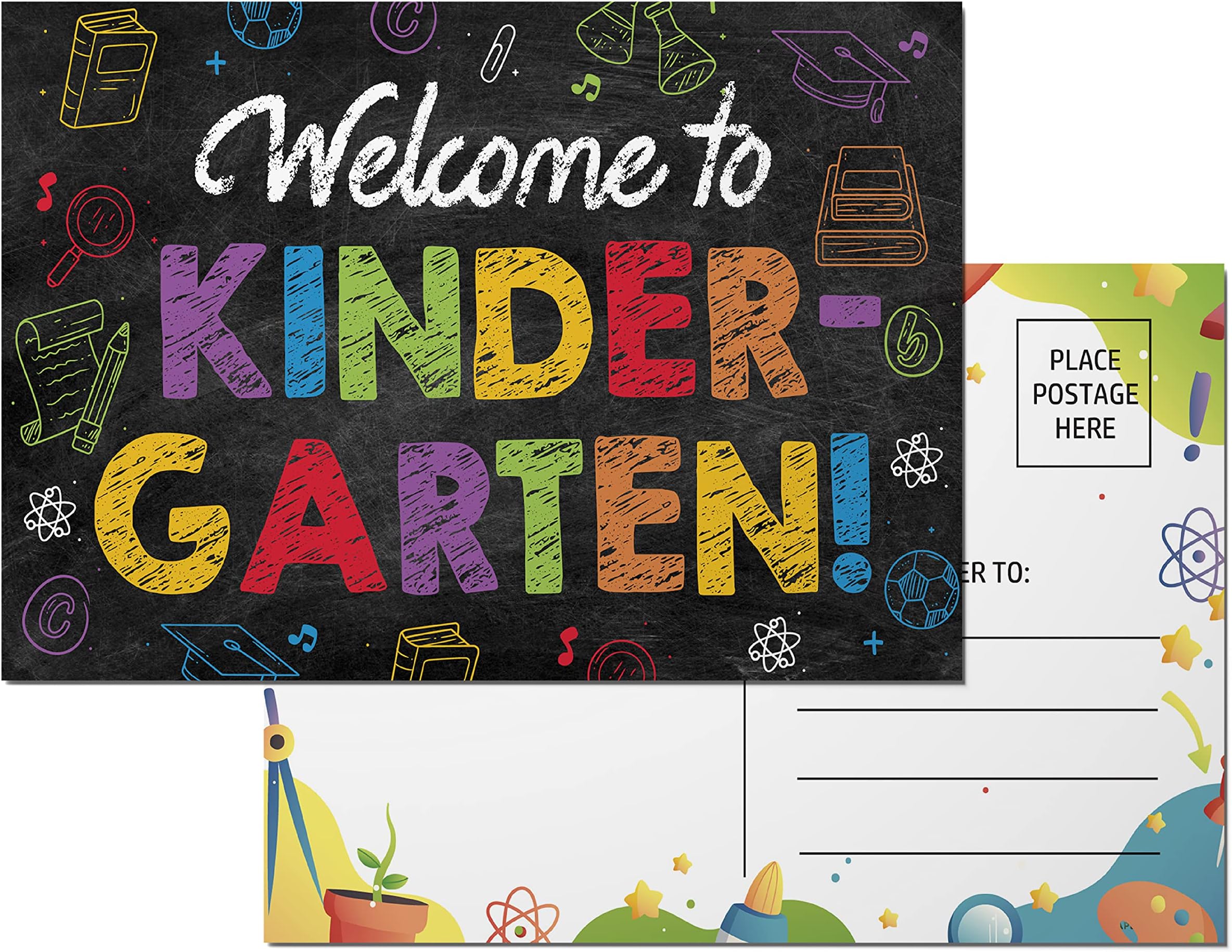 Amazon.com : WaaHome Welcome Back to School Postcards - for Students ...