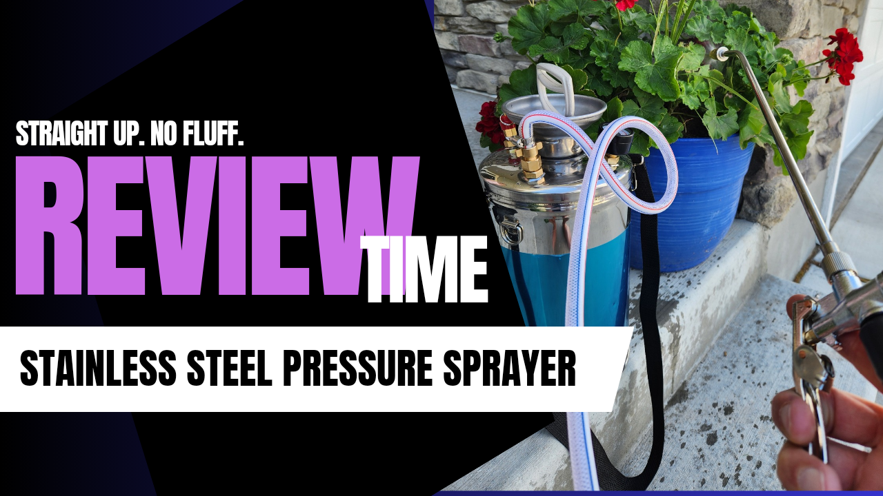 Watch Review and demo of Kweetle stainless steel pressure sprayer on ...