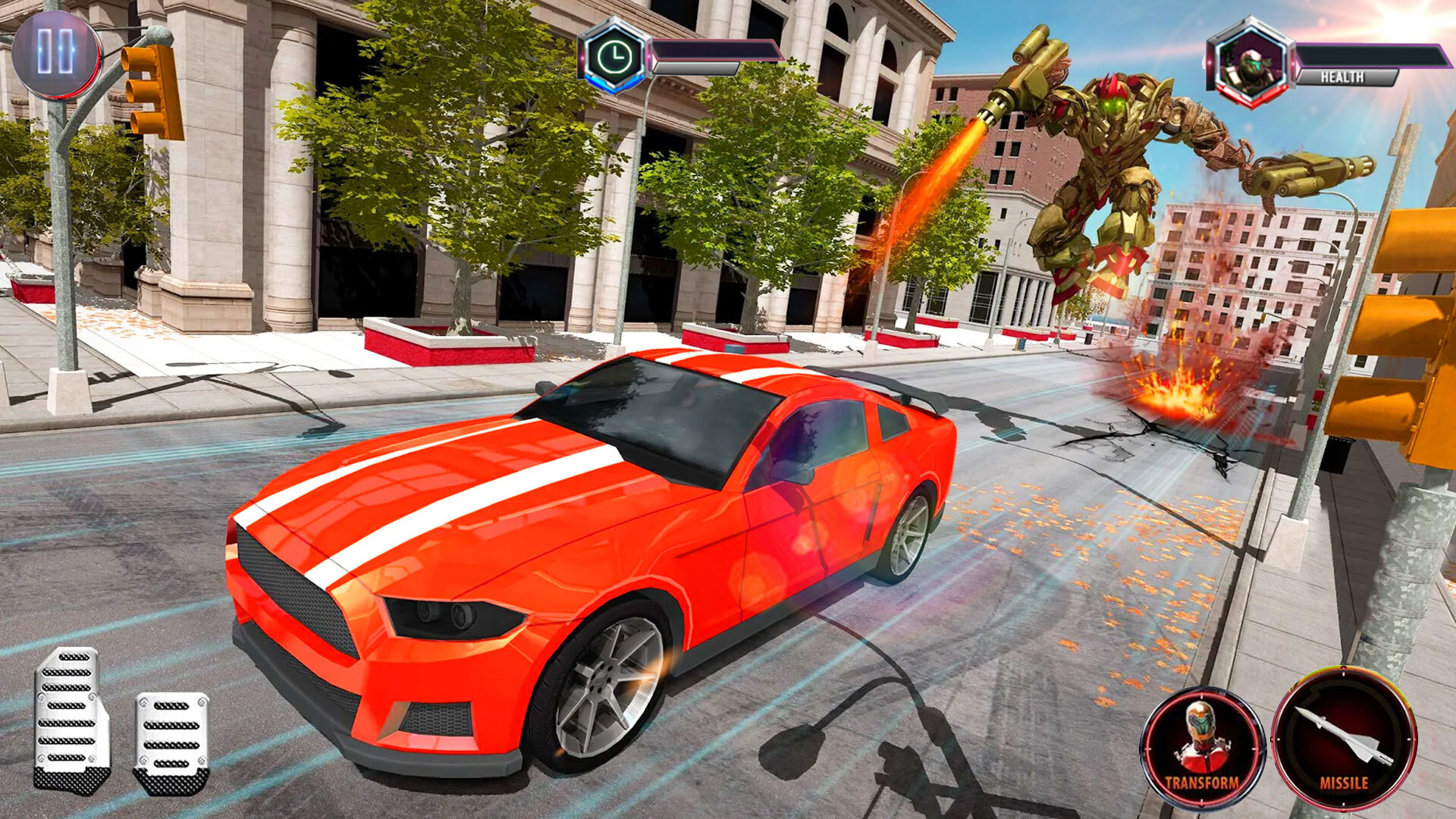 Amazing Flying Big Eagle Transform Robot Simulator: Ultimate Robot ...