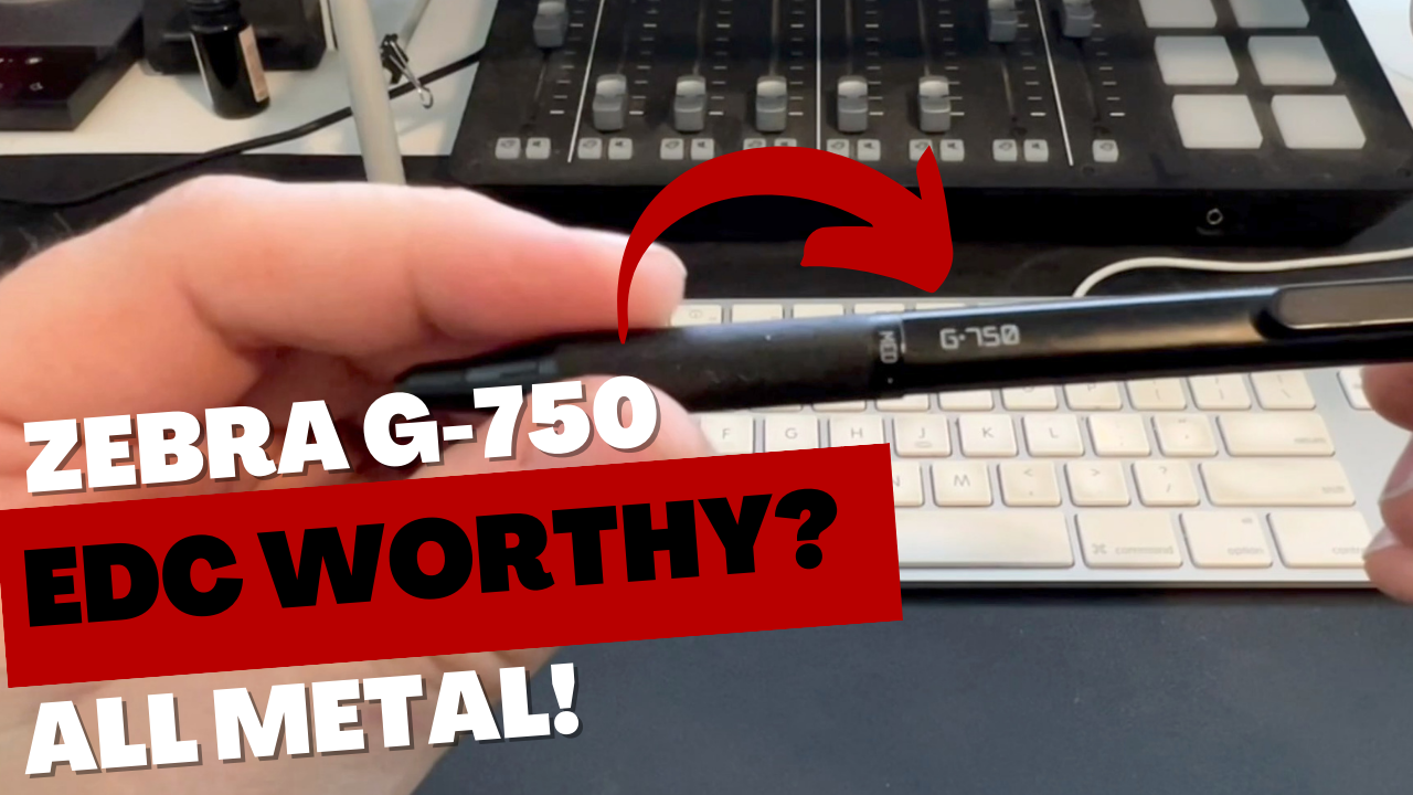Watch Quick Hands On Review of the Zebra G-750 Retractable Gel Pen on ...