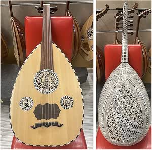 Amazon.com: Professional Arabic Oud musical insrument Ud Aoud come with ...
