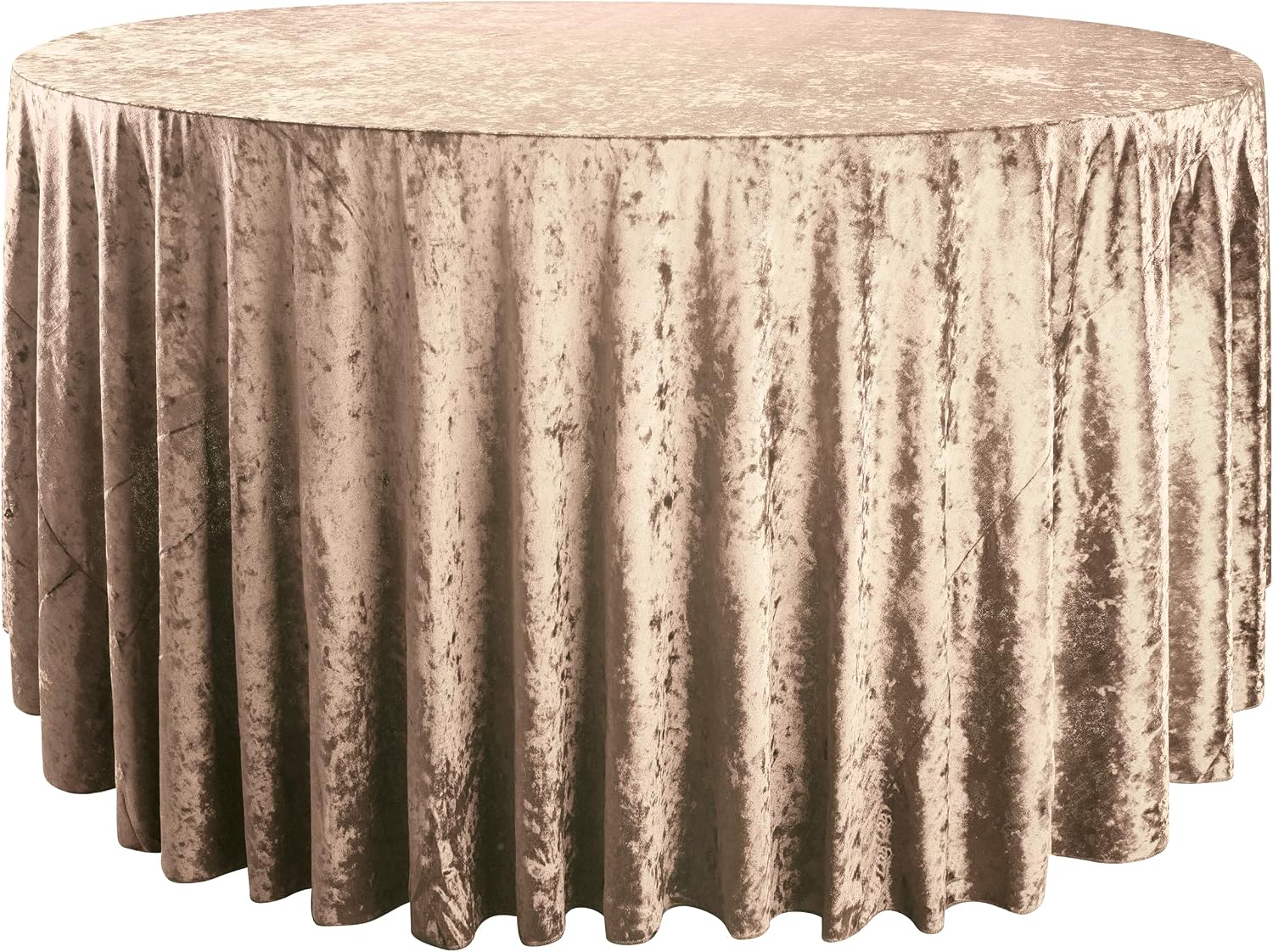 Amazon.com: RCZ Decor Round Premium Velvet Tablecloth Washable ...