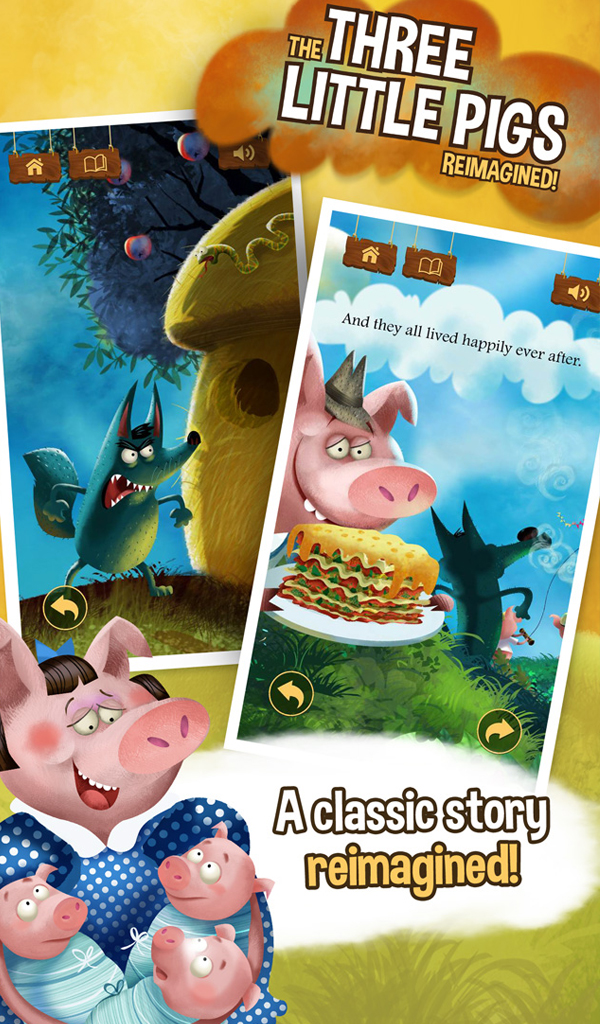 The Three Little Pigs eBook - App on the Amazon Appstore