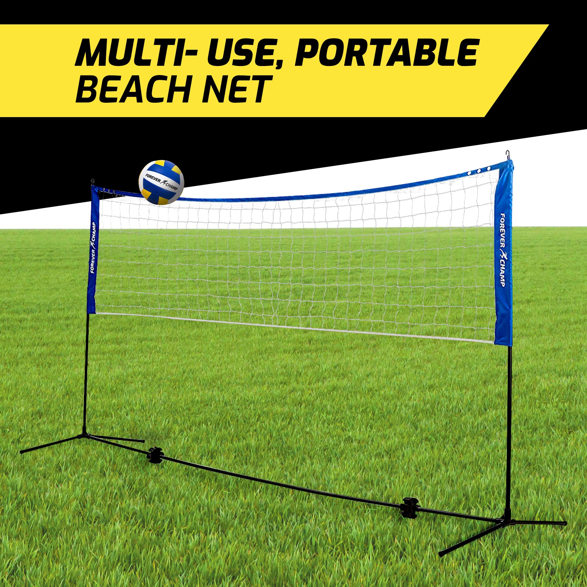 Multi-Use Net - Easy to Set Up and Height-Adjustable Portable ...