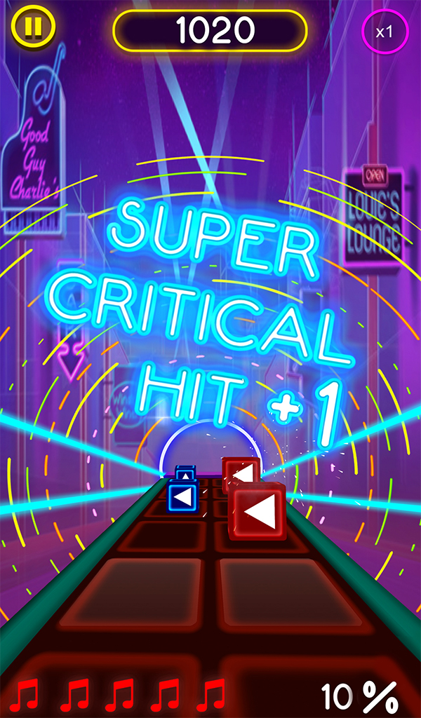 Neon Swipe Saber Rhythm Game - App on Amazon Appstore