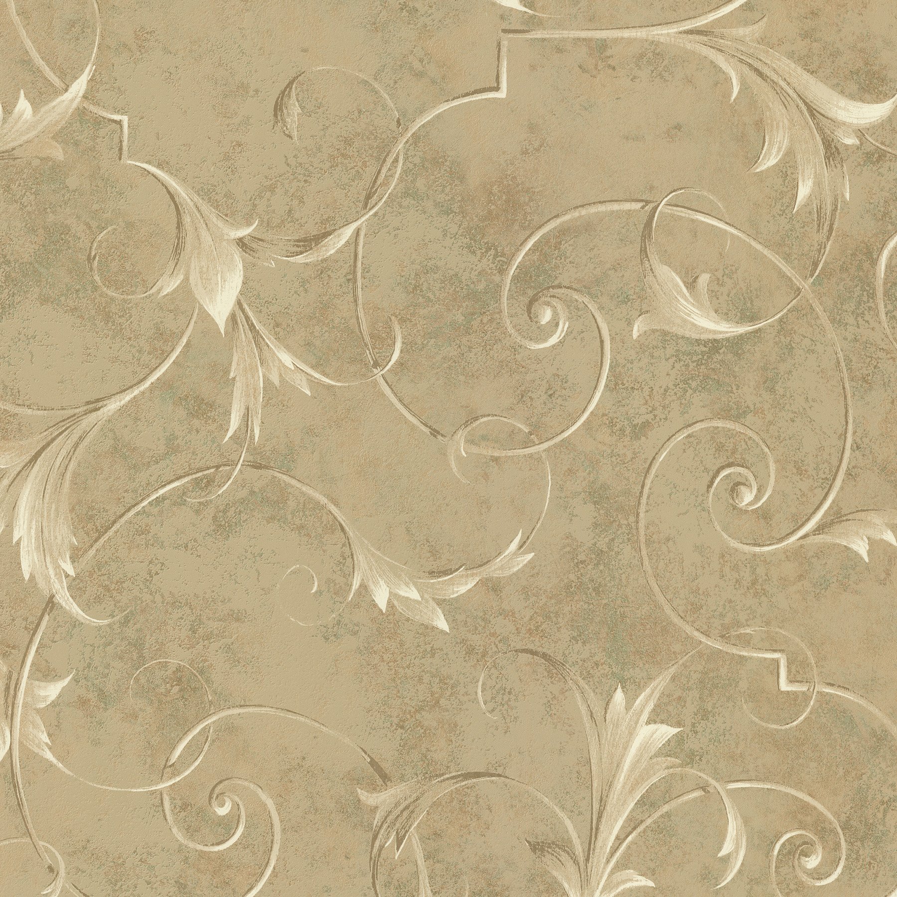 Acanthus Scroll Wallpaper
