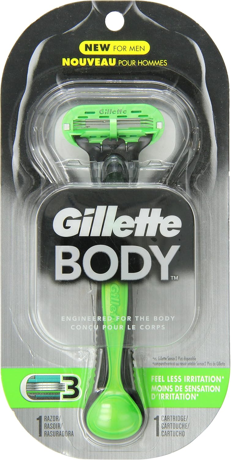 Gillette Body Razor for Men, 1 count, Mens Razors / Blades : Amazon.com ...