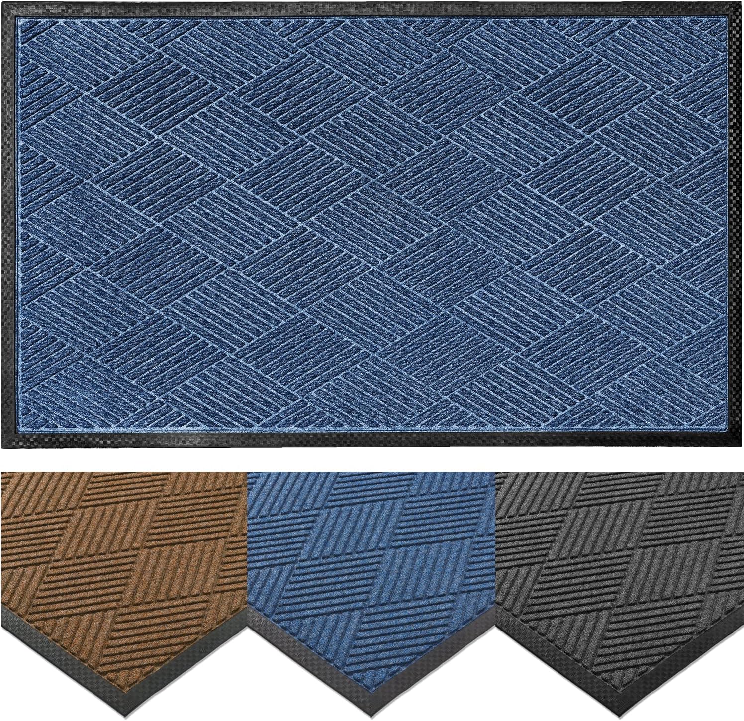 Amazon.com: Ecomills Deluxe Diamond Entrance Door Mat, XX-Large Heavy ...