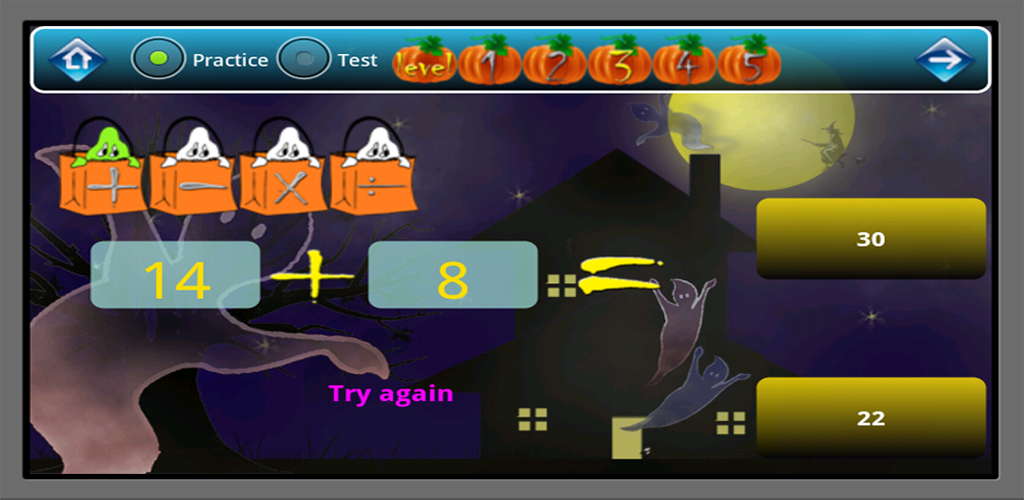 Halloween Math Flashcards, Practice and Quiz (for Kindle, Tablet ...