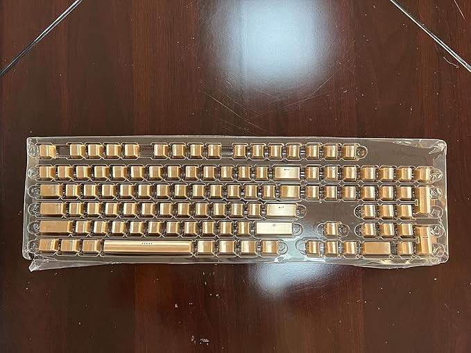 Amazon.com: Fitlink 104 Metal Keycaps for Mechanical Gaming Keyboard ...