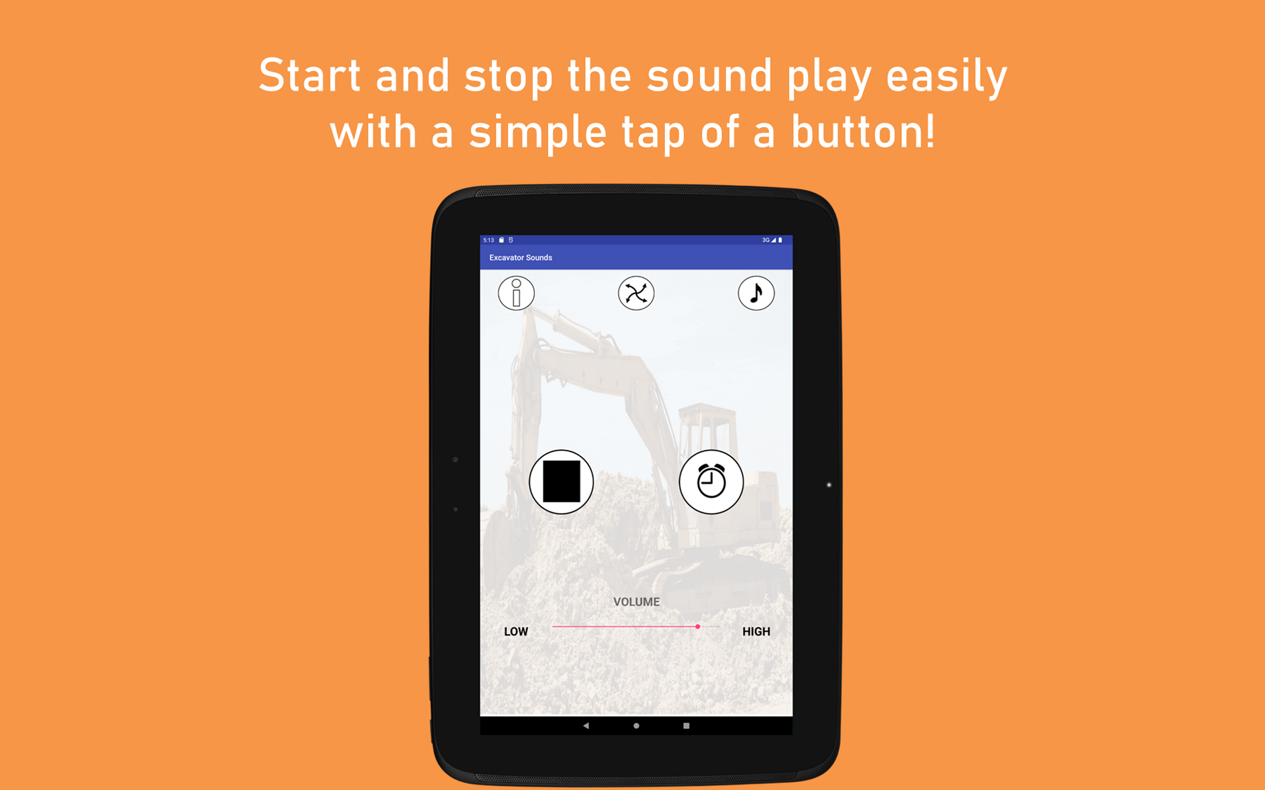 Excavator Sounds - App on Amazon Appstore