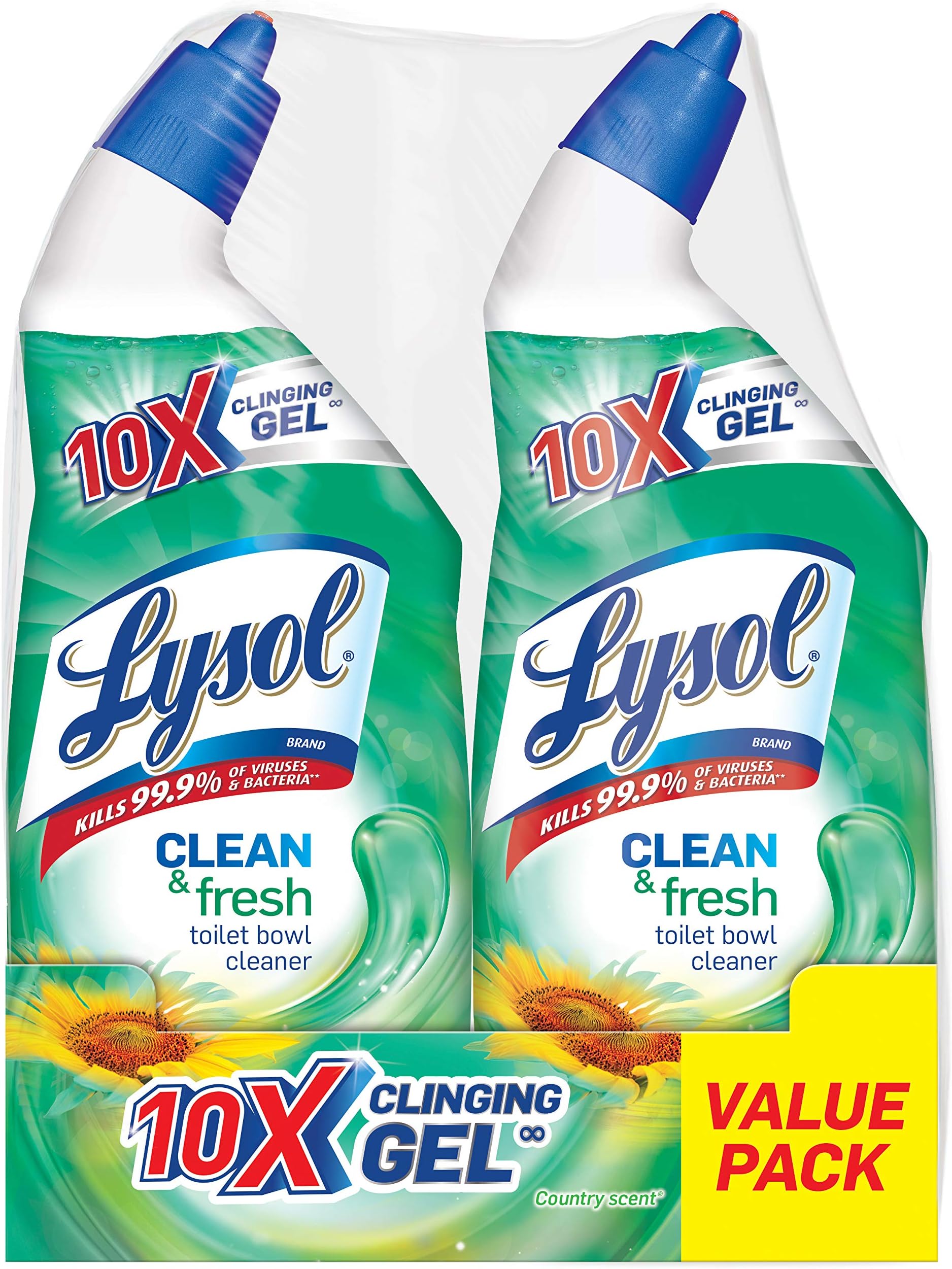 Amazon.com: Lysol Power & Fresh Toilet Bowl Cleaner, Ocean Fresh, 24oz ...