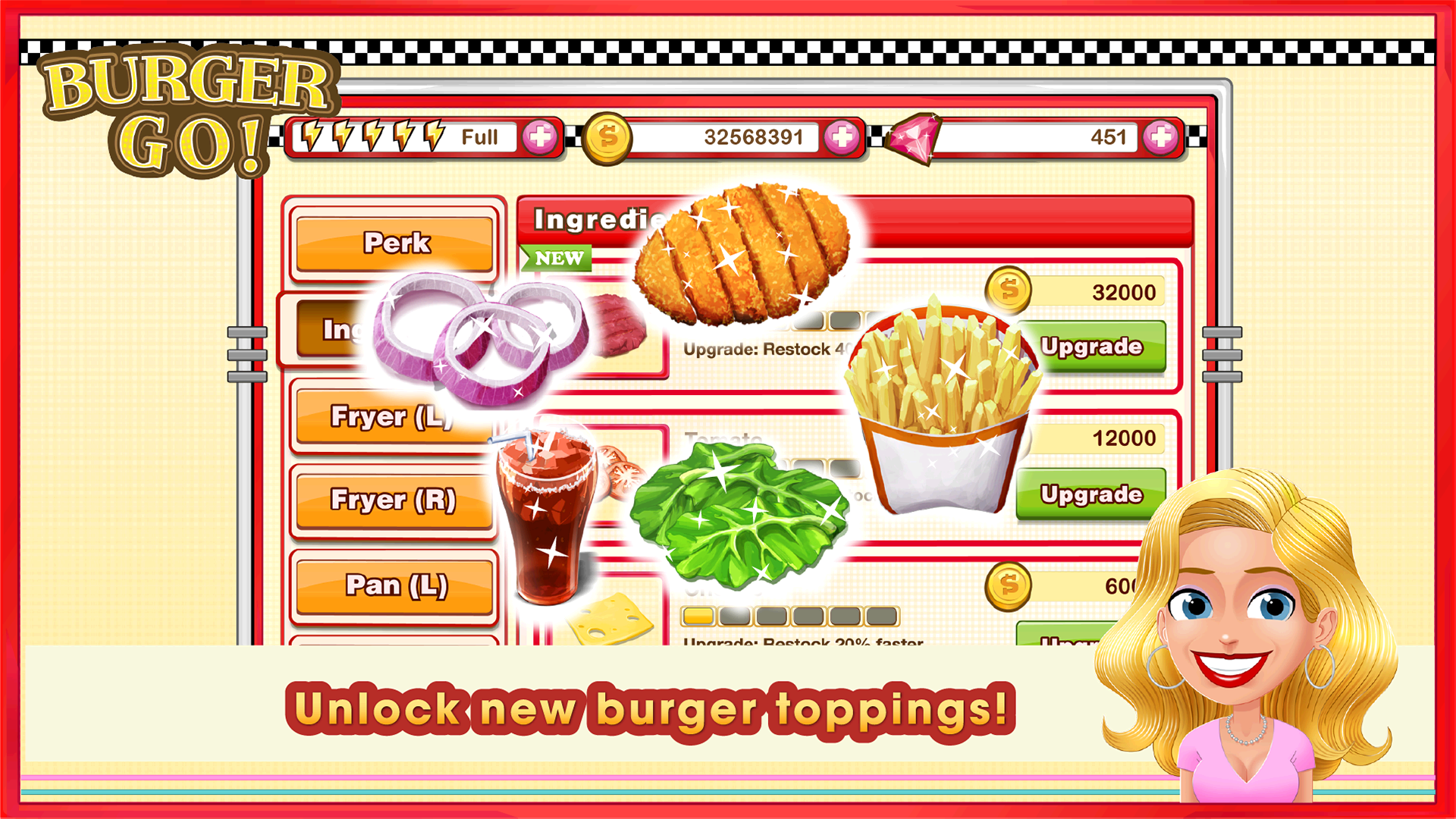 Burger Go - Fun Time Management Cooking Game - App on Amazon Appstore