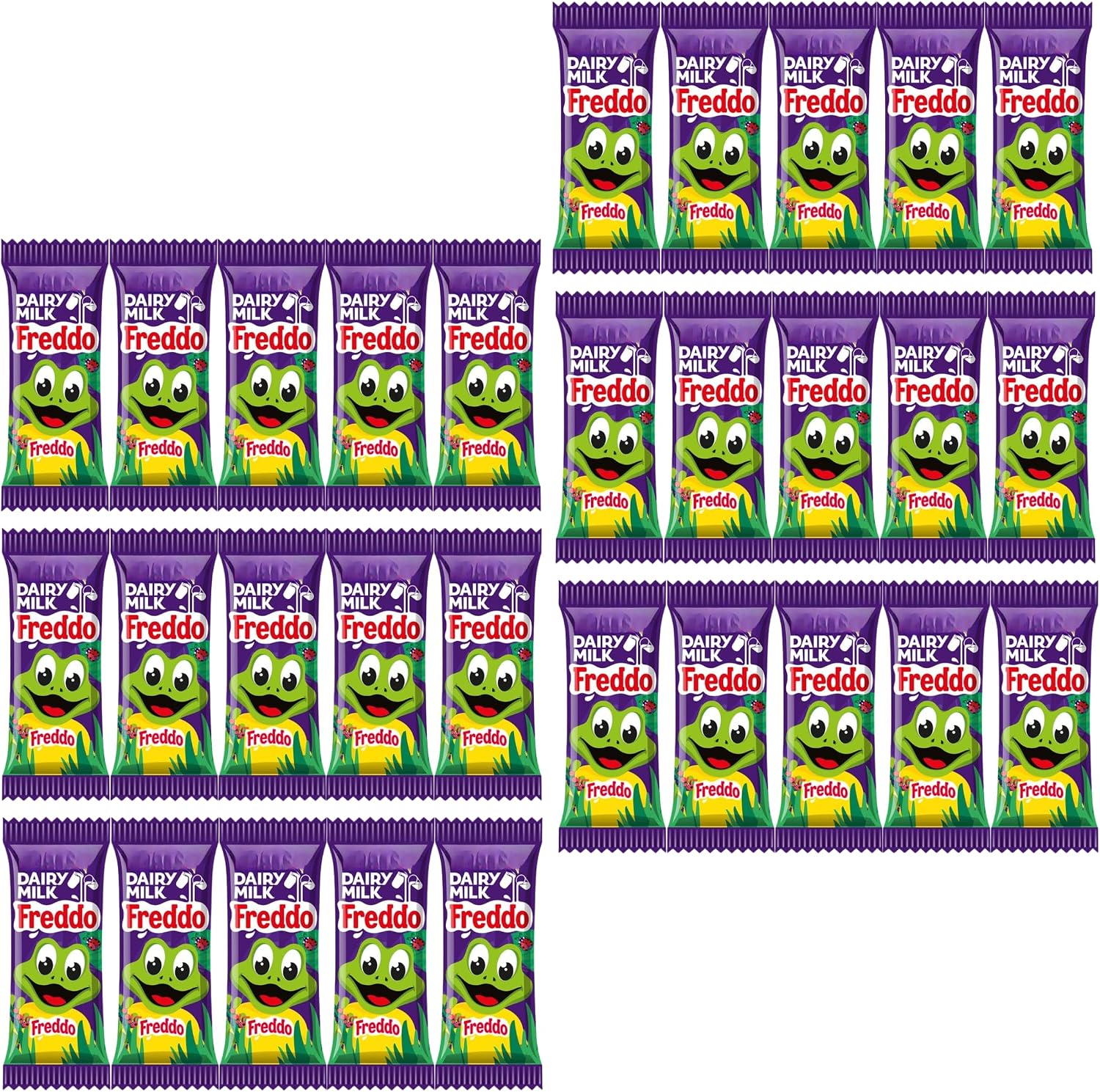 Chocolate Bars Multipack - Dairy Milk Freddo Frog Chocolate 18g x 30 ...