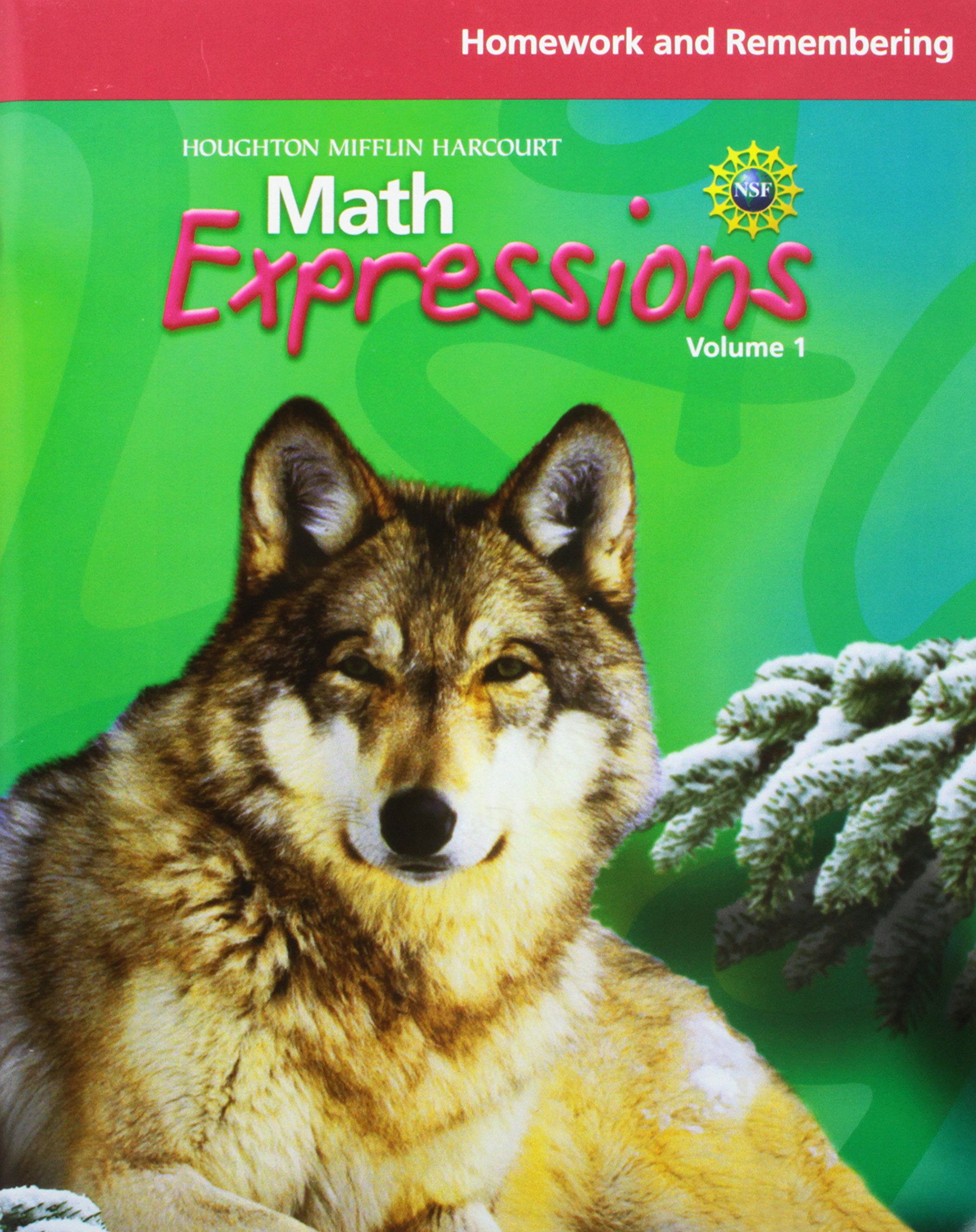 Homework and Remembering Workbook Volume 1 Grade 6 (Math Expressions ...