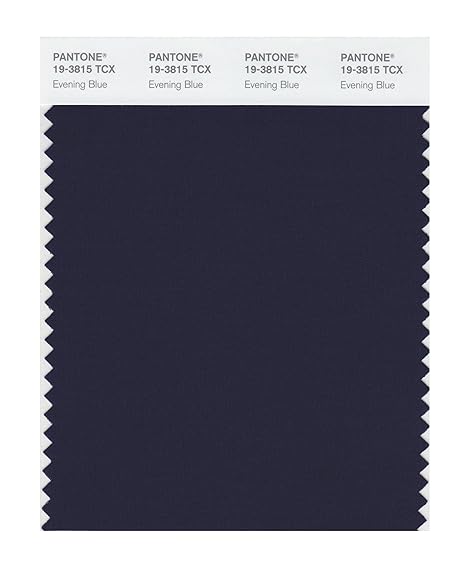 Pantone 19-3815 TCX Smart Color Swatch Card, Evening Blue : Amazon.in ...