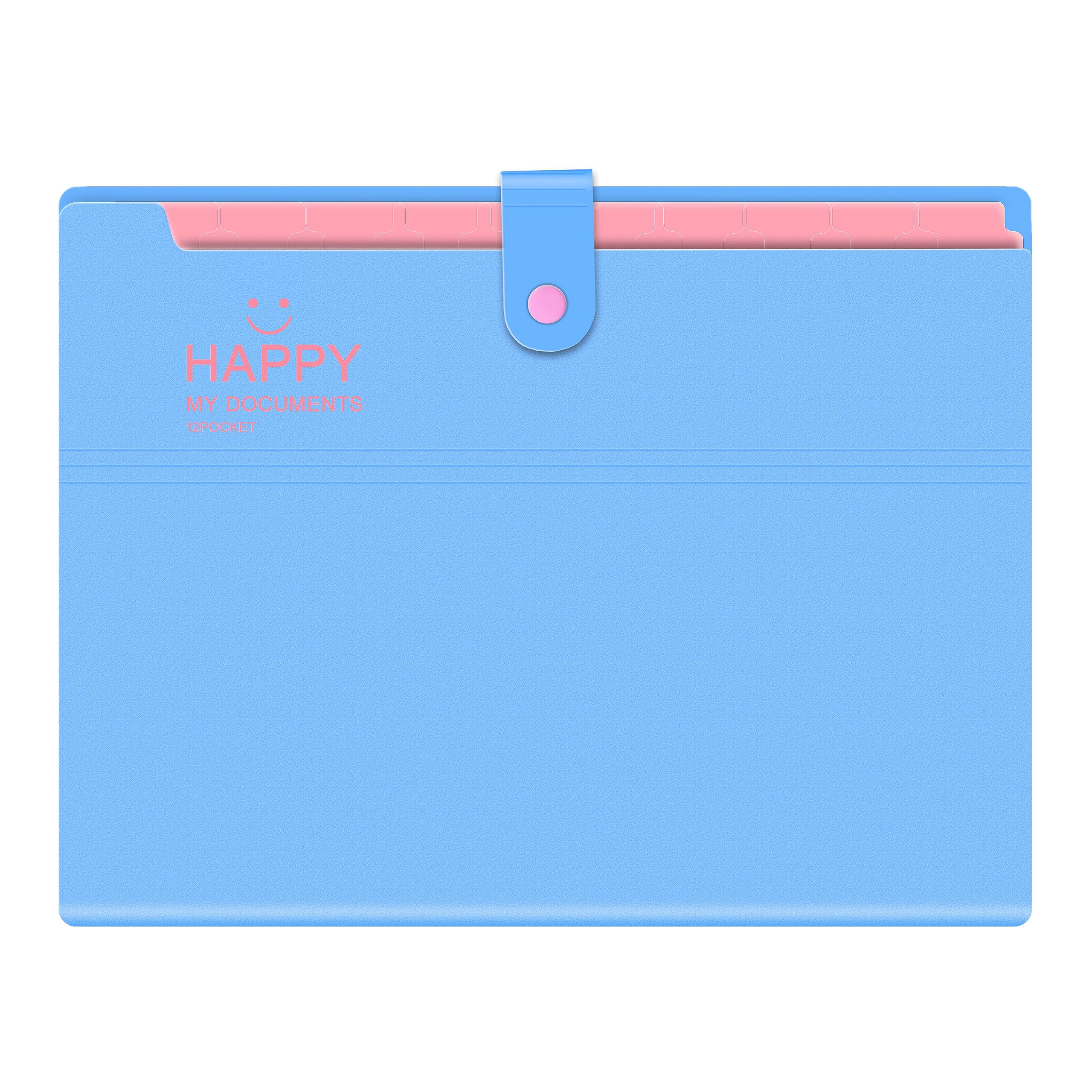 NISUN 12 Pocket Expanding File Folder Accordion Document Organizer ...