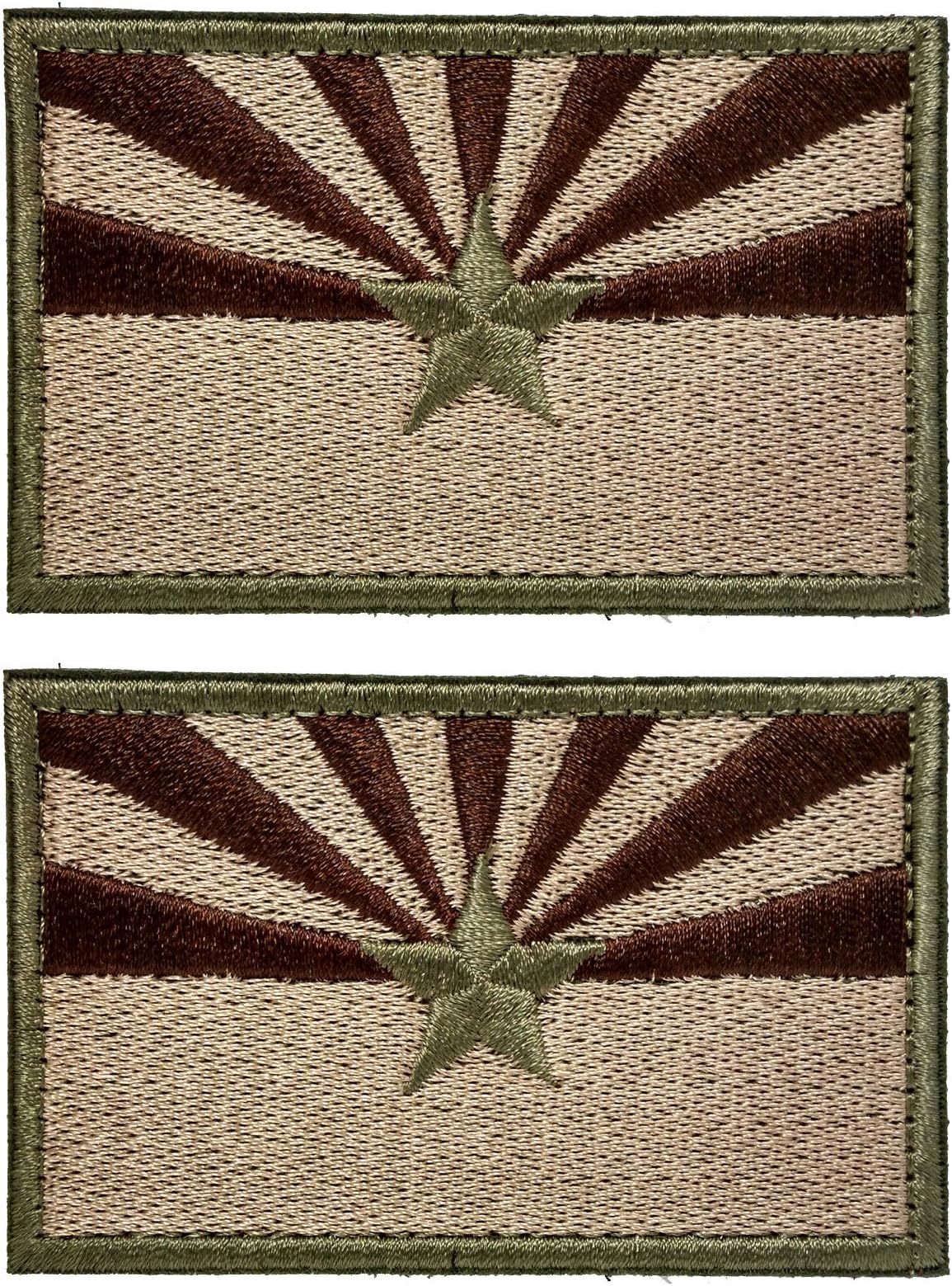 Amazon.com: Arizona State Flag Embroidered Emblem Iron On Sew On AZ ...