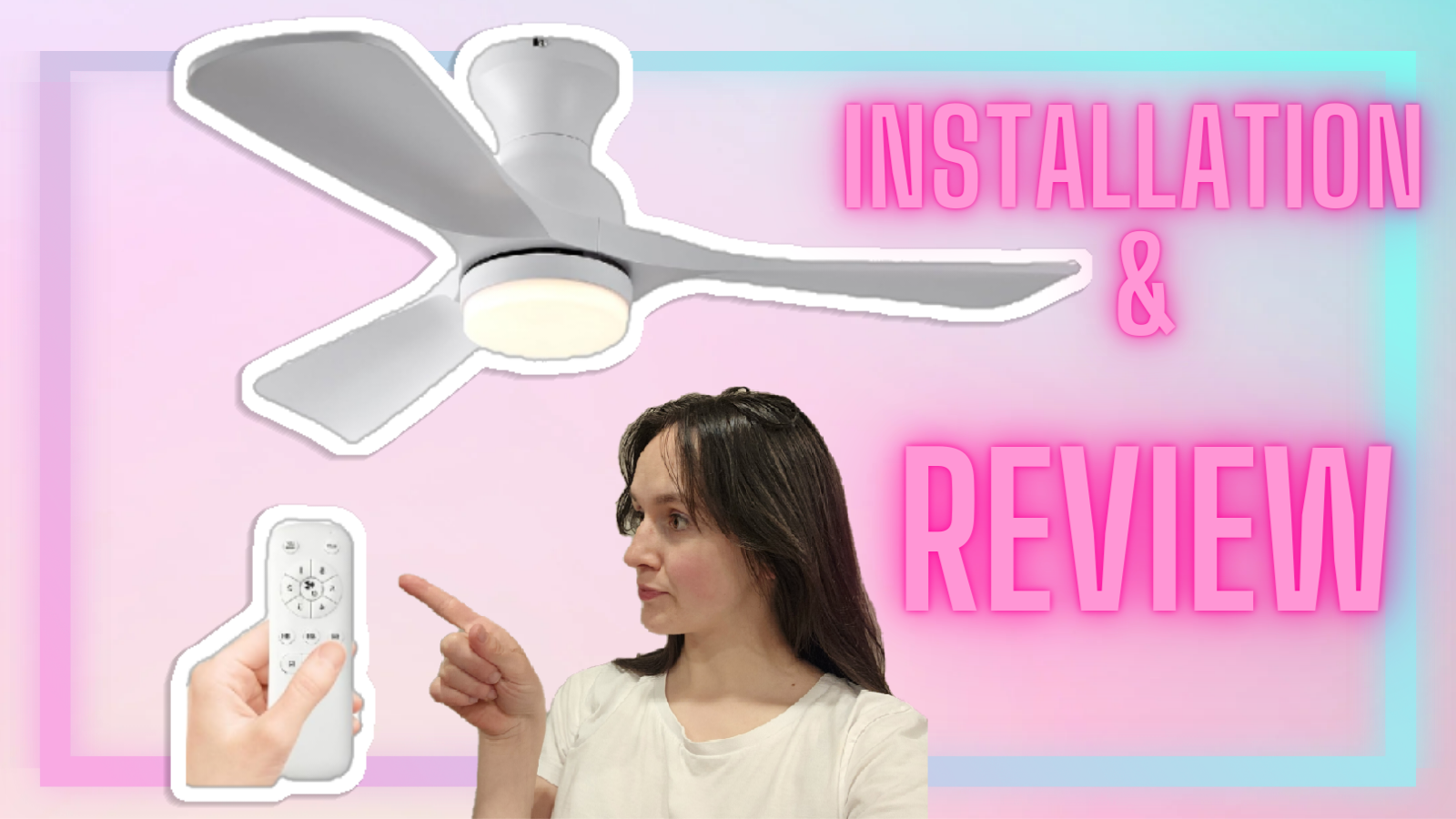 Watch Installation and Review | Ceiling Fan with REMOTE on Amazon Live