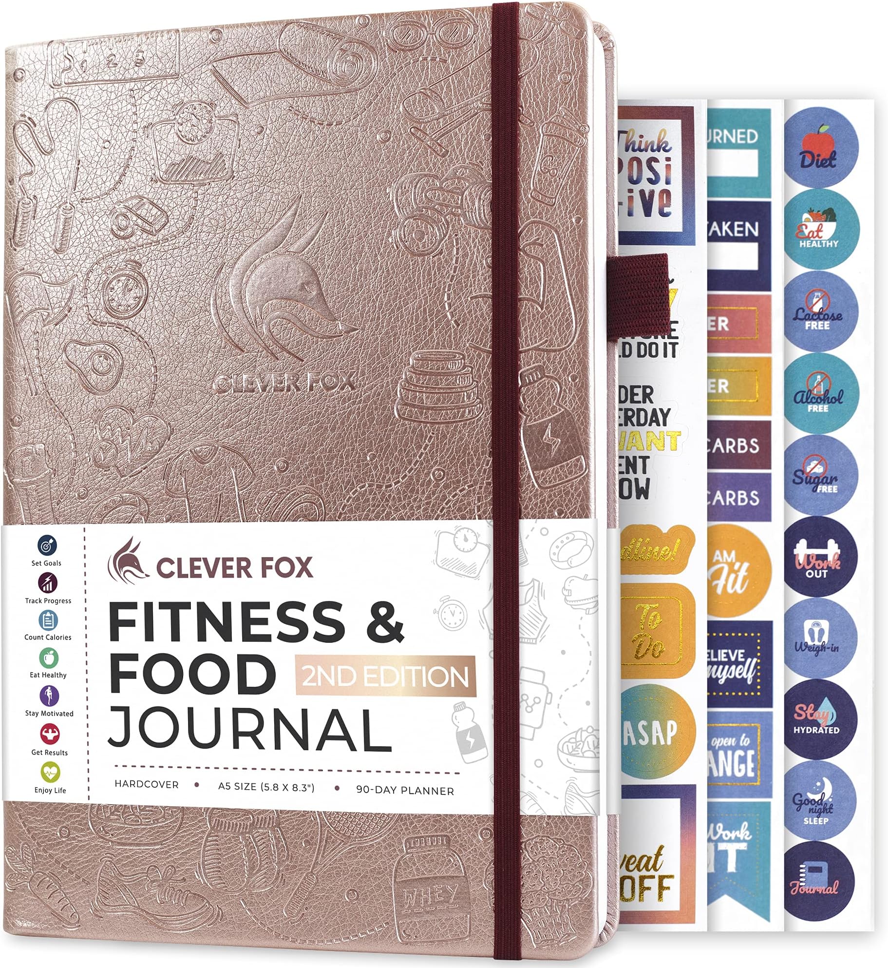 Clever Fox Fitness & Food Journal – Nutrition & Workout Planner for ...