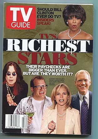 TV Guide-October 19-25-2002-New York Metropolitan Ed-TV's Richest Stars ...