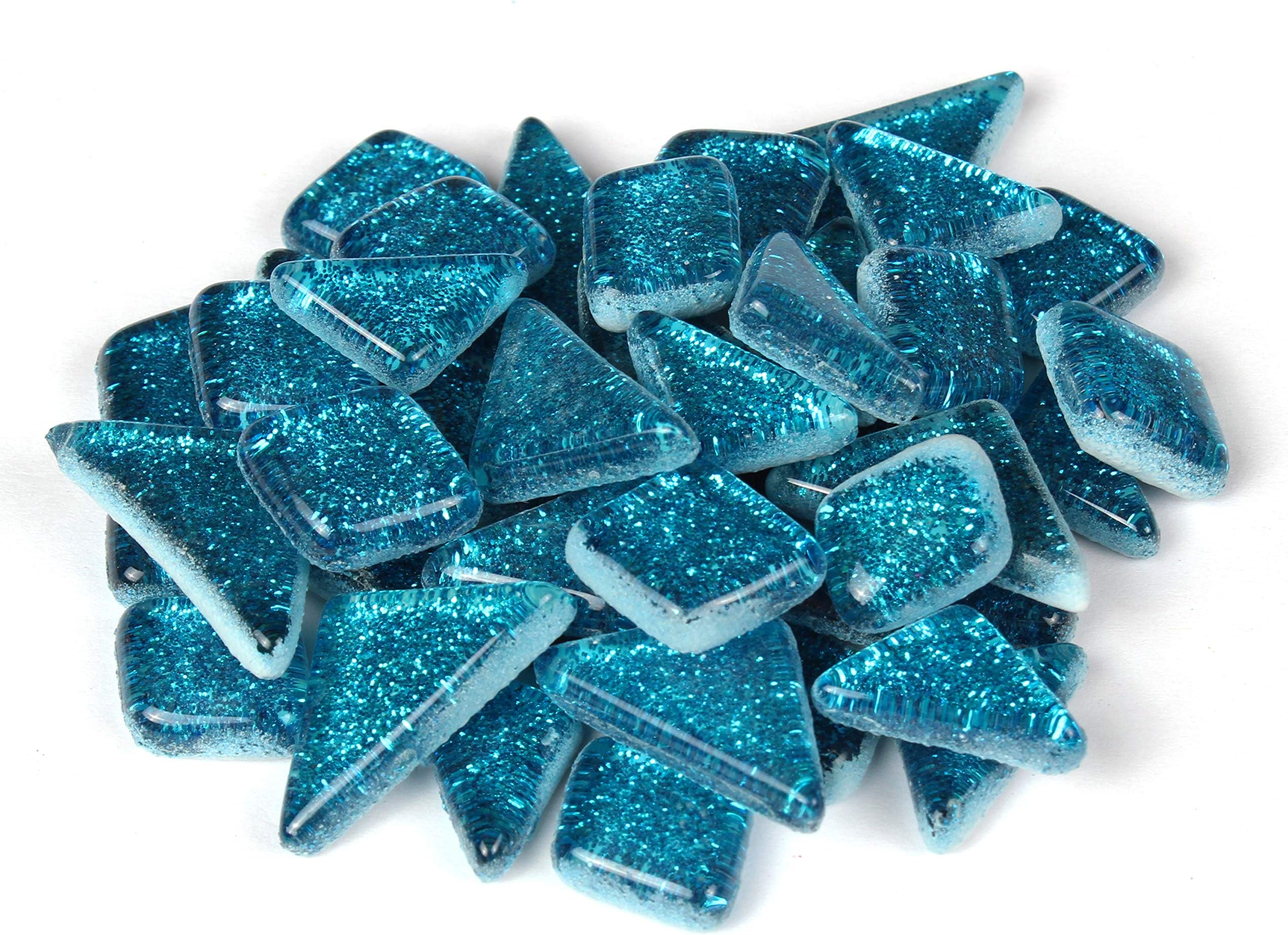Milltown Merchants™ Light Green Glitter Mosaic Tile Pieces - Bulk ...