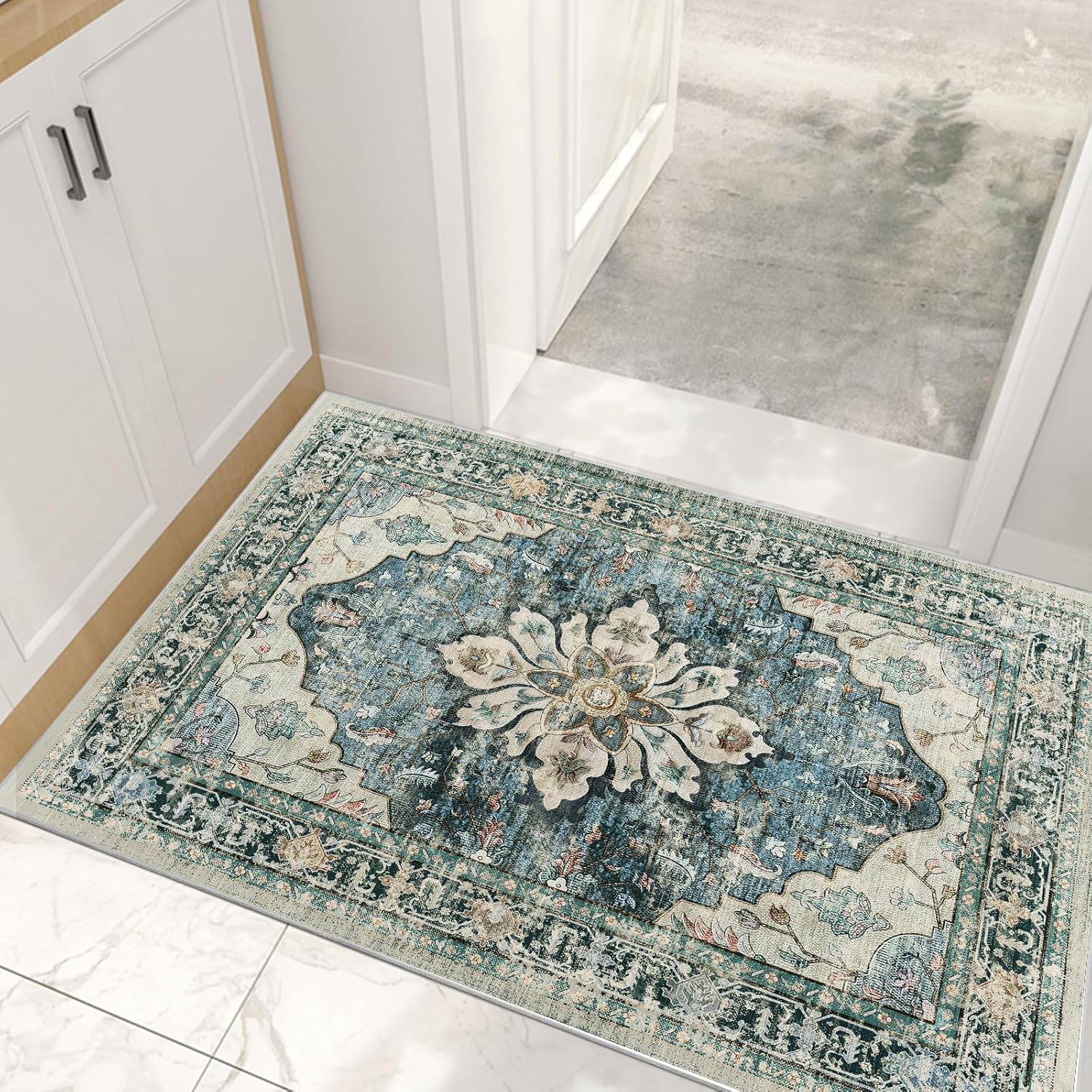Amazon.com: RELEANY 2x3 Area Rugs 2x3, Washable Rug, Non-Slip, Kitchen ...