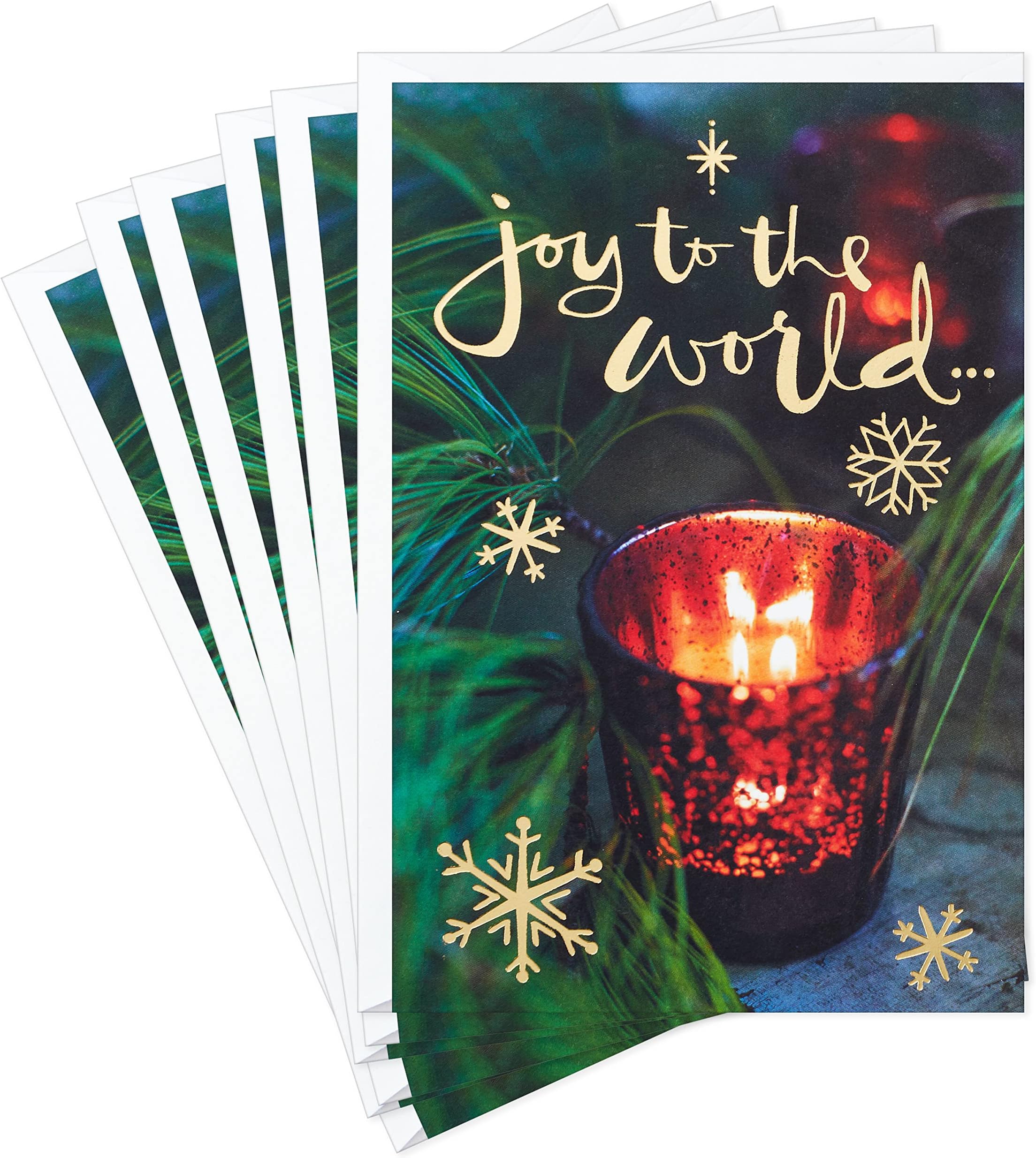 Amazon.com : DaySpring Religious Christmas Cards, Joy to the World (6 ...