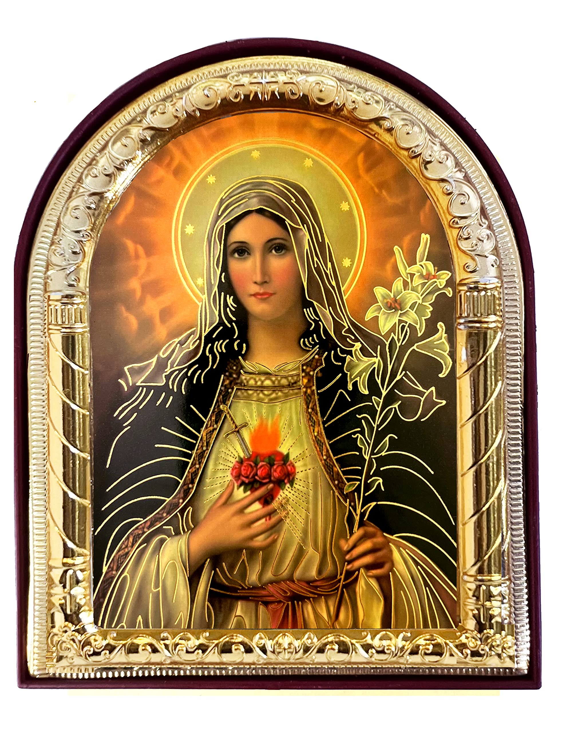 Immaculate Heart Of Mary Icon