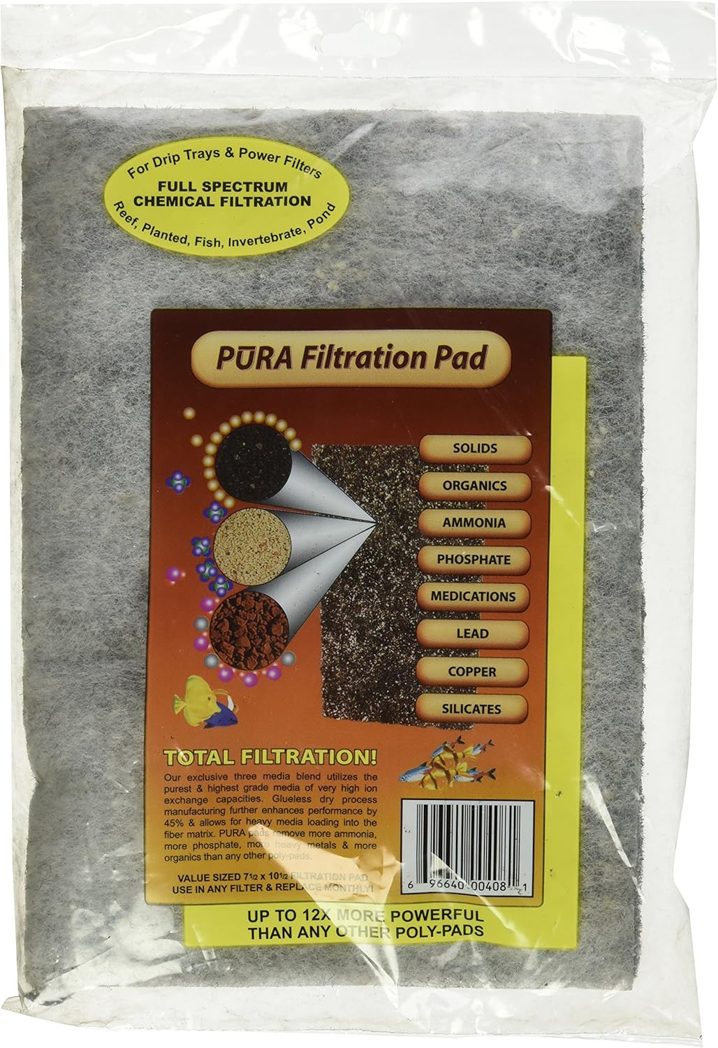Amazon.com : Pura (Magnavore) Pura Filtration Pad Filtration Pad 7.5 X ...