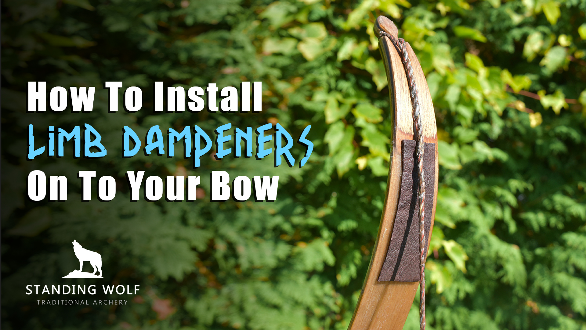 Watch How To Install Limb Dampeners On Your Recurve Bow on Amazon Live