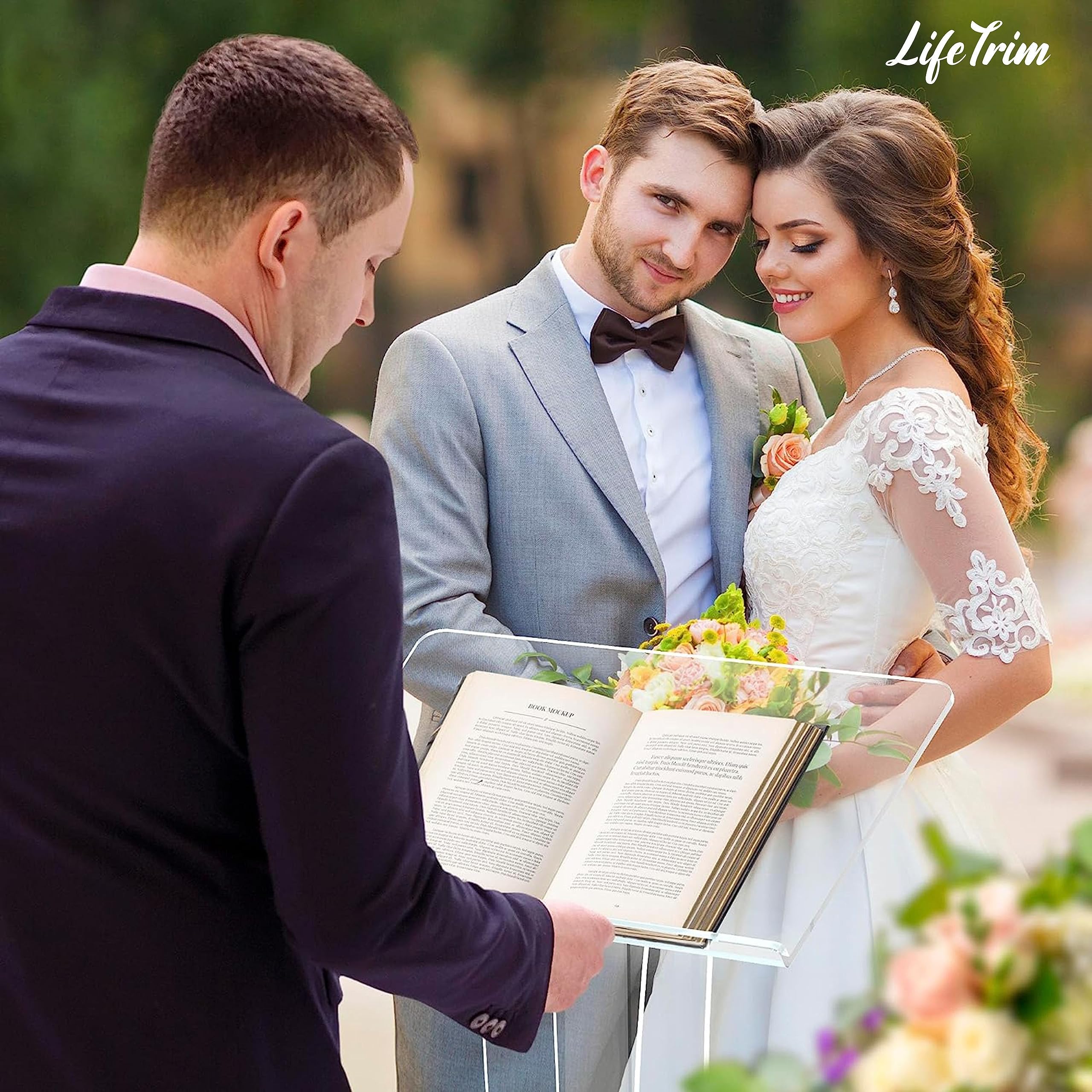 Snapklik.com : Acrylic Podium Stand Portable Pulpits For Churches Clear ...