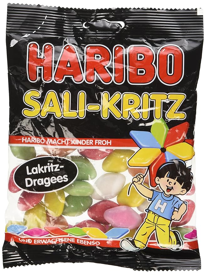 Amazon.com : Haribo Sali-Kritz Licorice Candy (200g 1 Bag) : Gummy ...