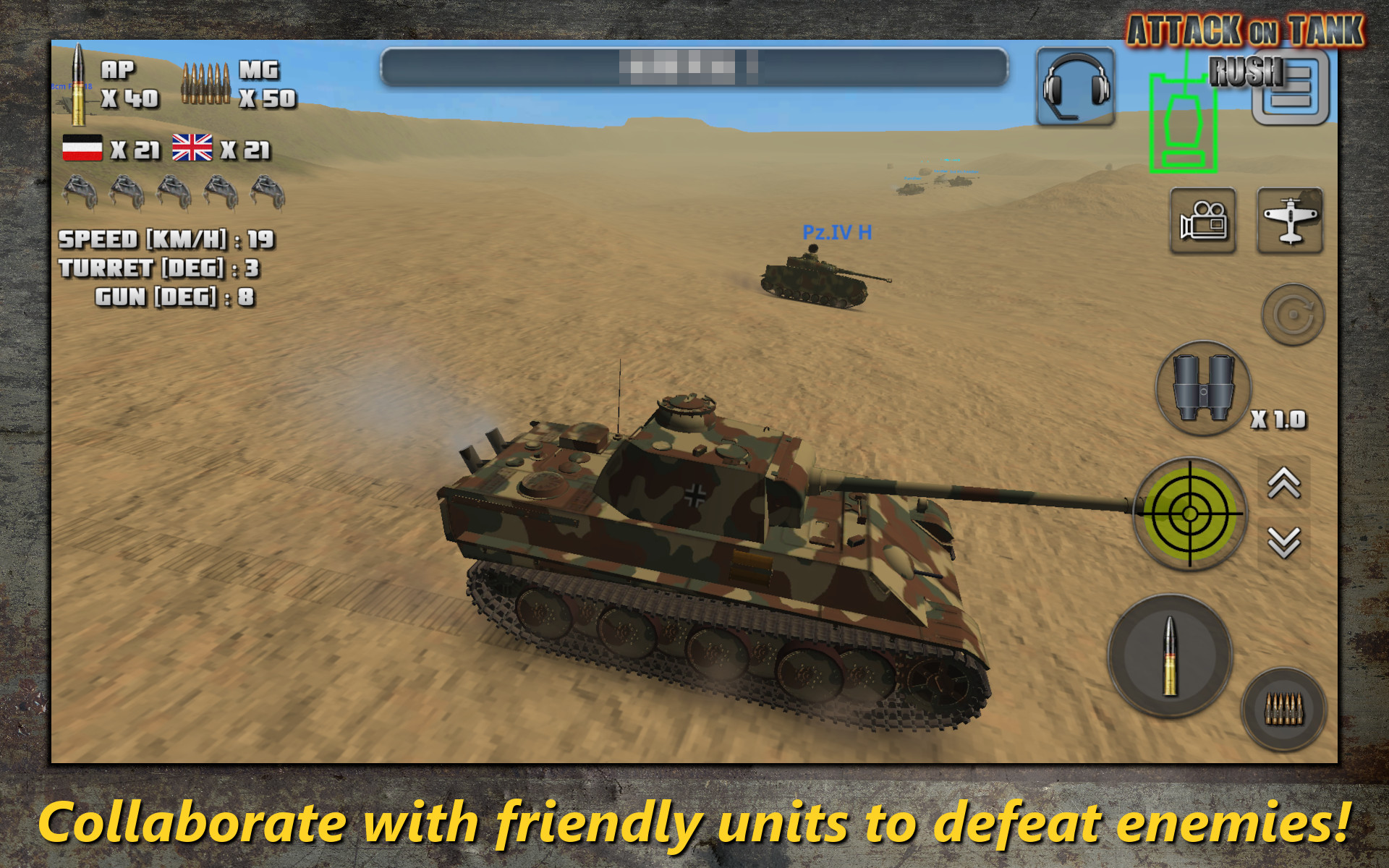 [Demo] Attack on Tank : Rush - World War 2 Heroes - App on Amazon Appstore