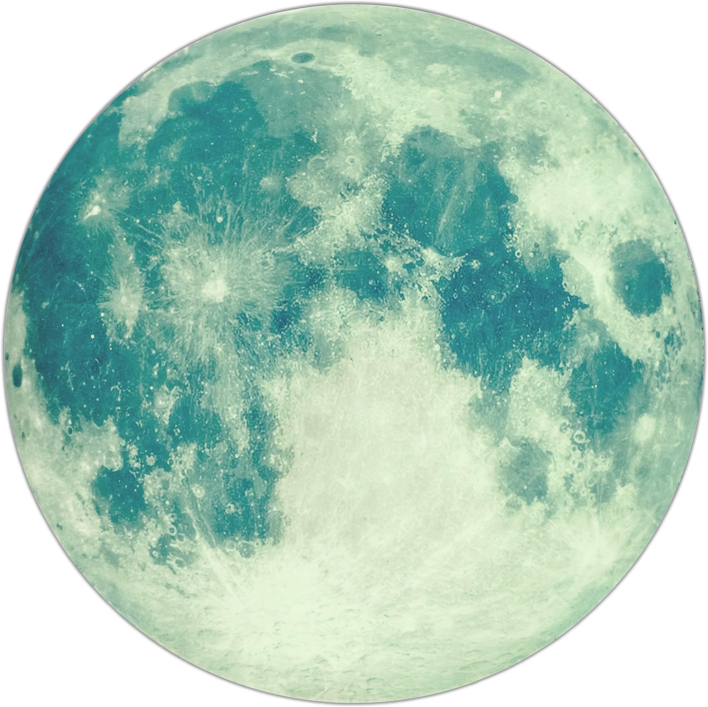 Amazon.com: Moon Nursery Decor - Moon Wall Decal Outer Space Wall Mural ...