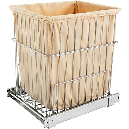 Amazon.com: Rev-A-Shelf Steel Wire Pull Out Hamper for Vanity/Closet ...