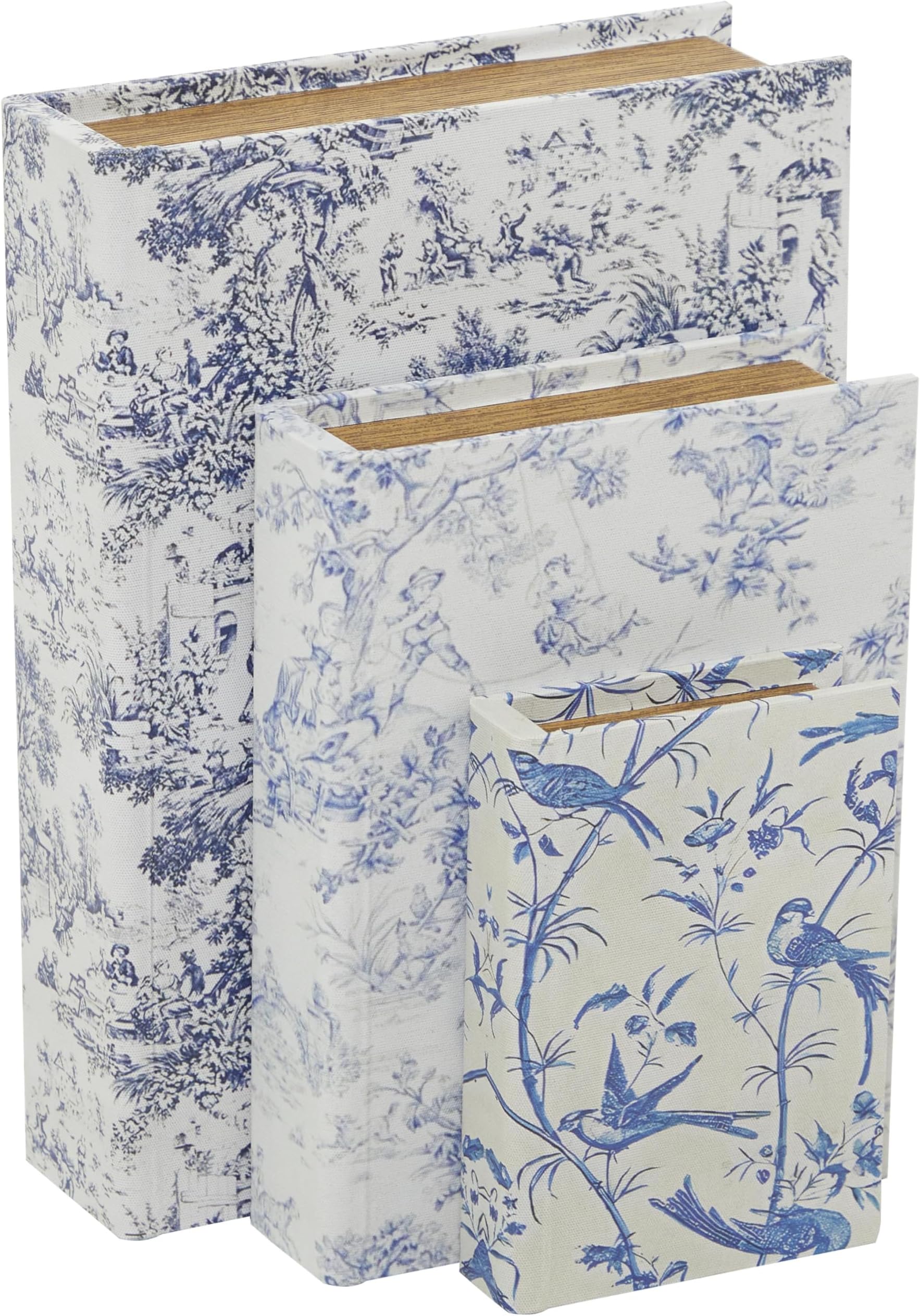 Amazon.com: Deco 79 Canvas Decorative Box Faux Storage Book Book Shaped ...