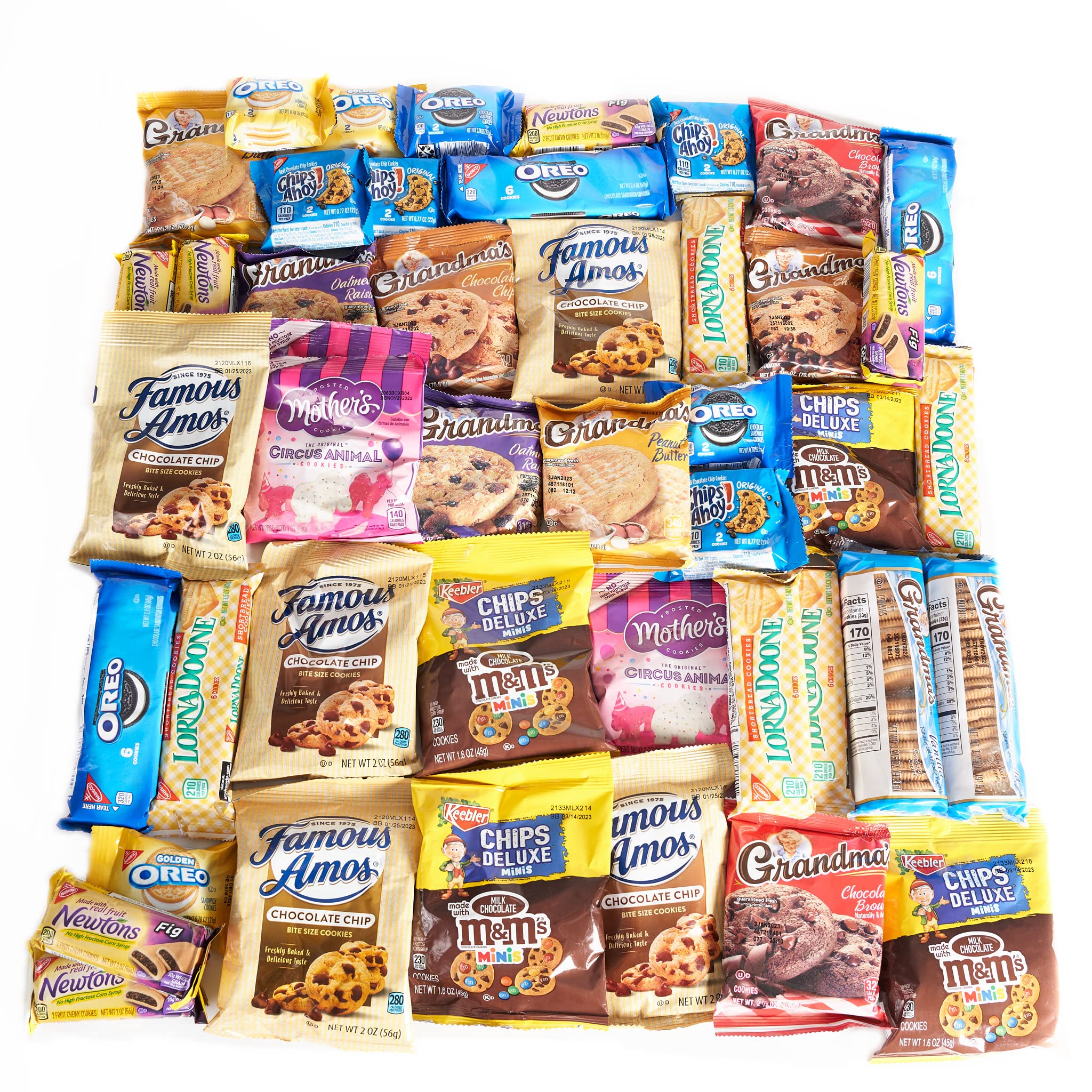 Cookies Variety Pack Assortment Of Individually Wrapped Sweet Snacks ...