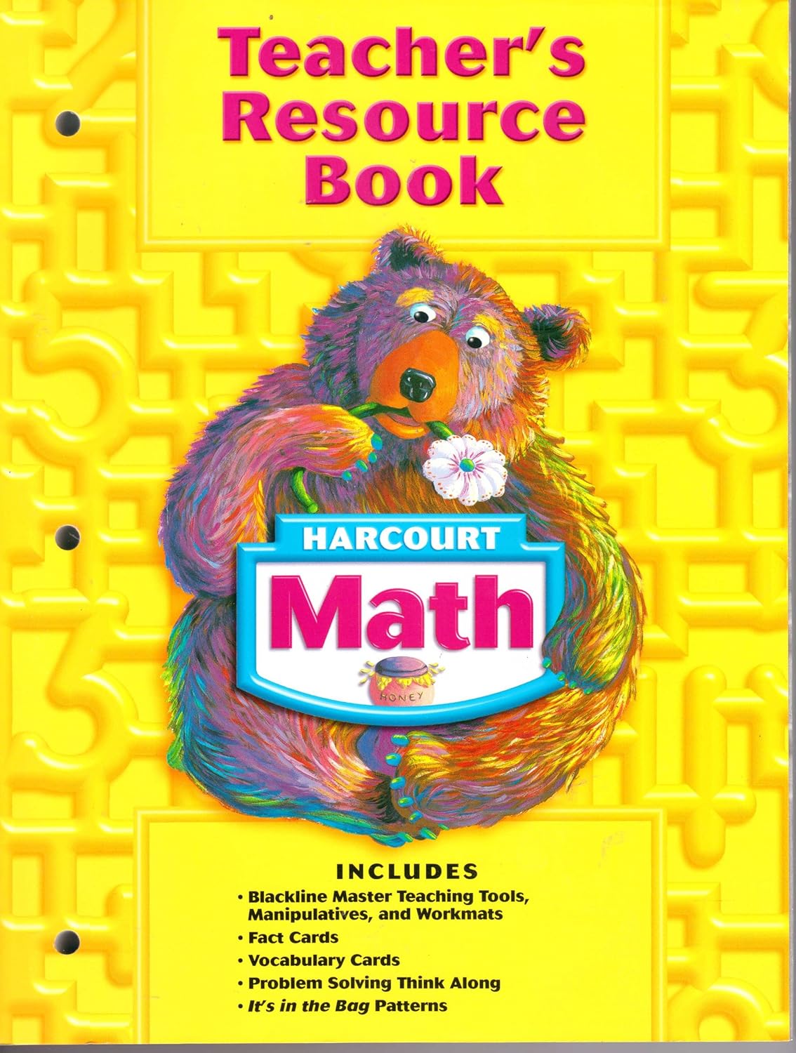 Harcourt Math, Grade 1, TEACHER'S RESOURCE BOOK (blackline master ...